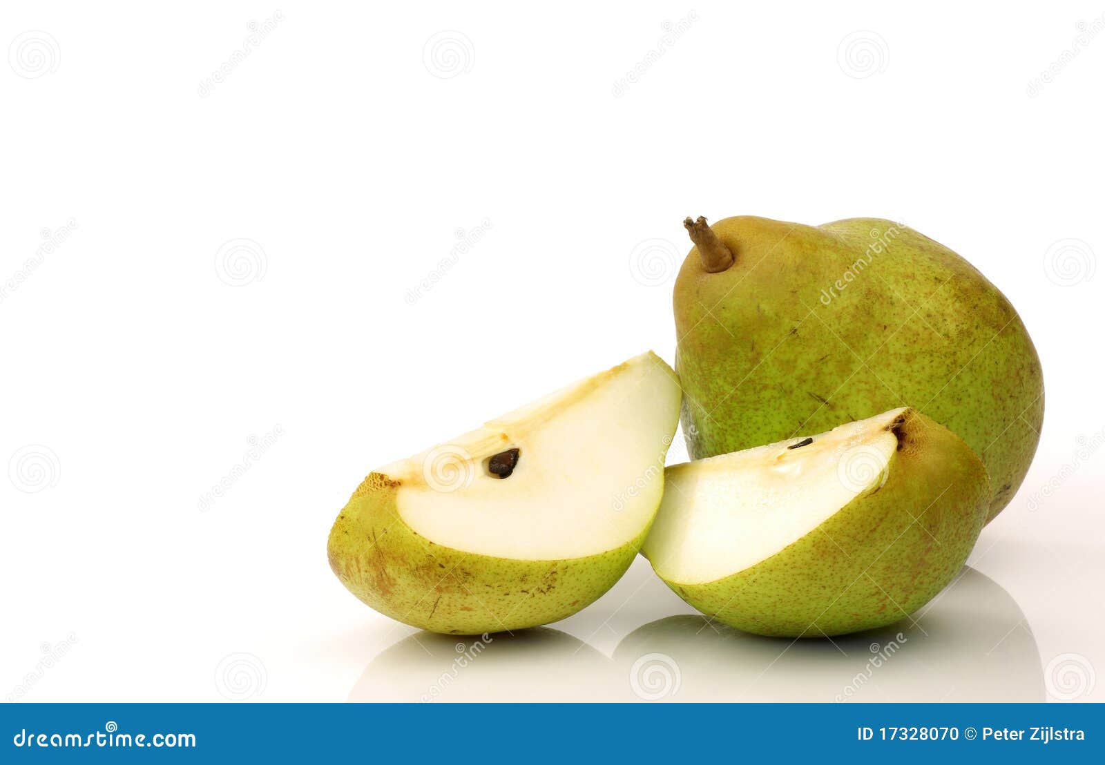 A Whole Pear and Some Pieces Stock Photo - Image of green, ripe: 17328070