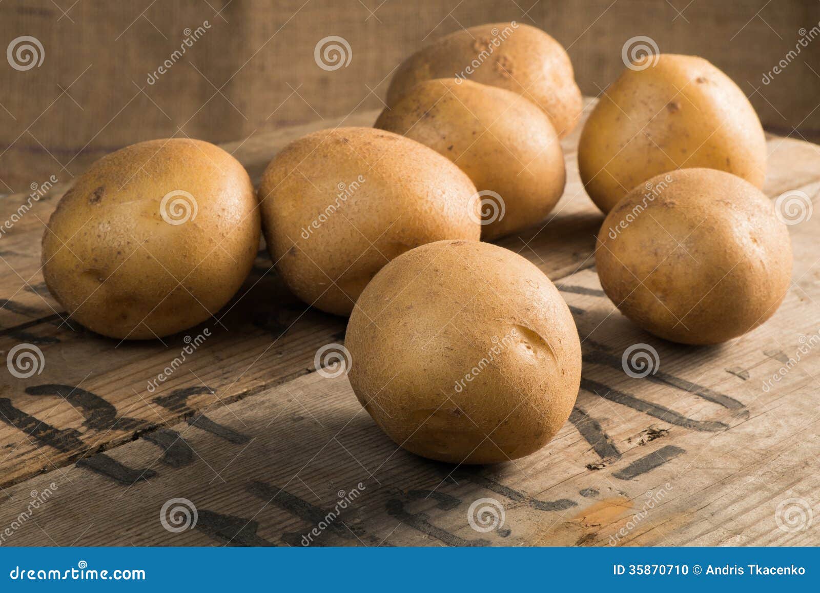 Whole potatoes stock photo. Image of table, group, heap - 35870710