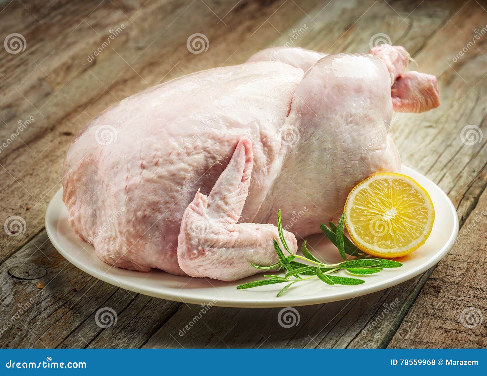 Whole raw chicken stock photo. Image of background, fresh - 78559968