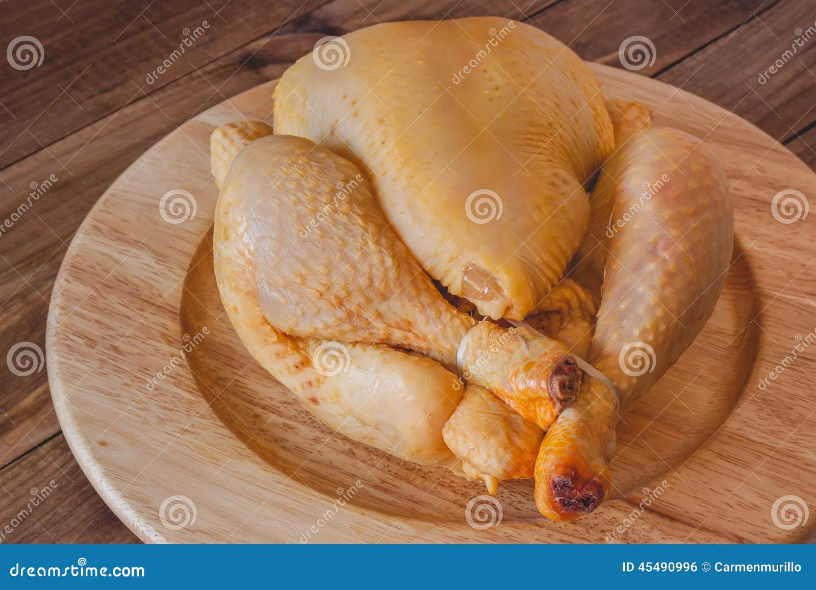 Raw Whole Chicken With Head