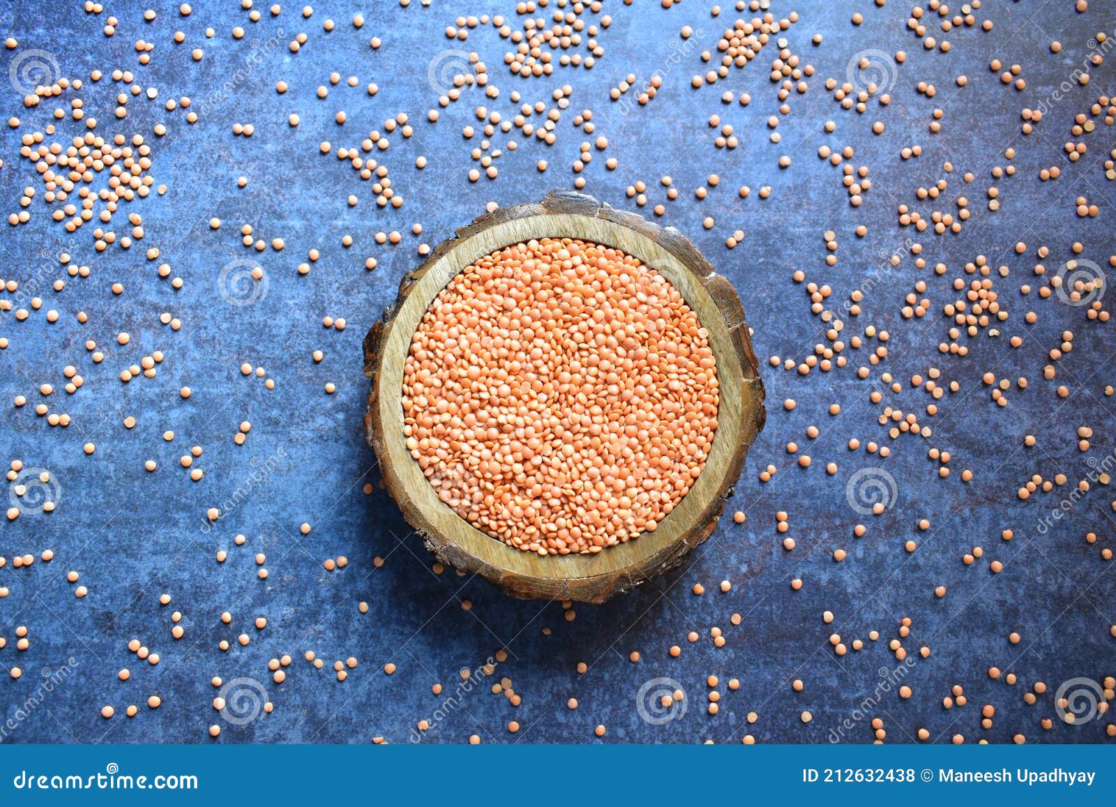 Whole red Masoor lentils stock photo. Image of background - 212632438