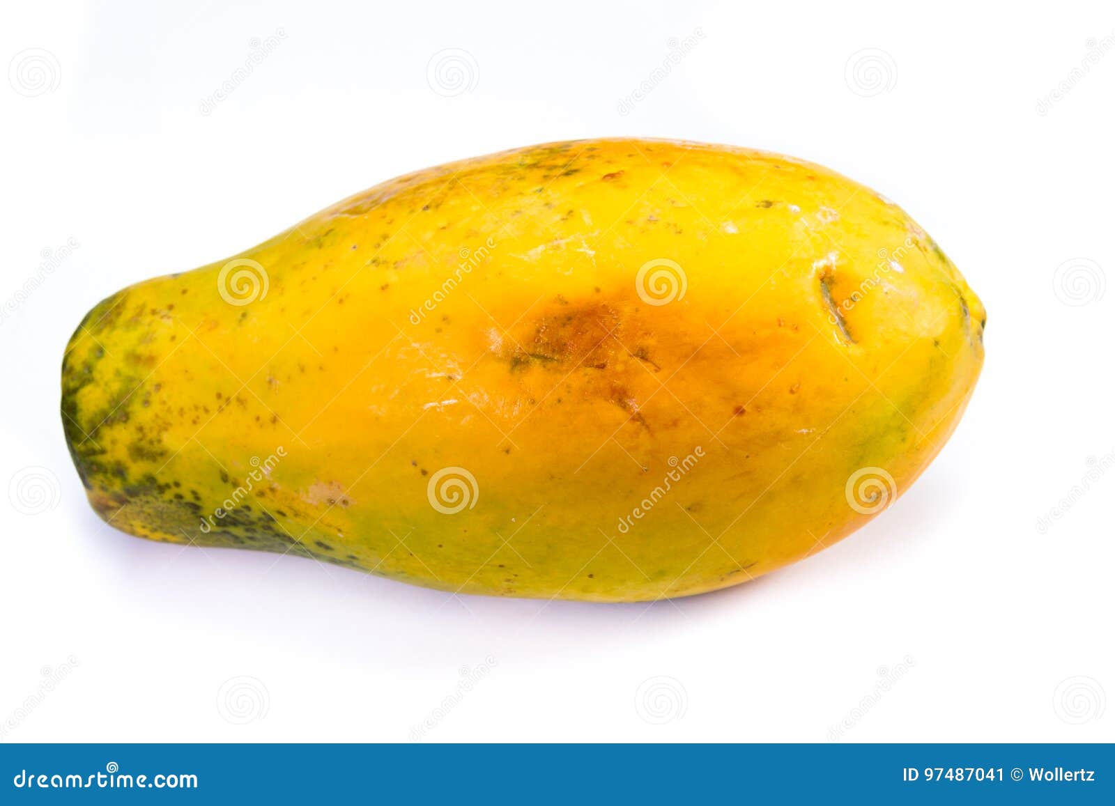 Whole ripe papaya stock image. Image of organic, digestive - 97487041