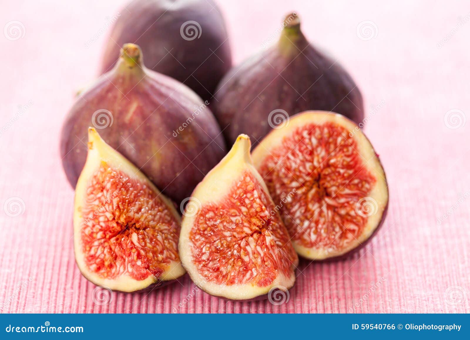 Whole and sliced figs stock photo. Image of tropical - 59540766