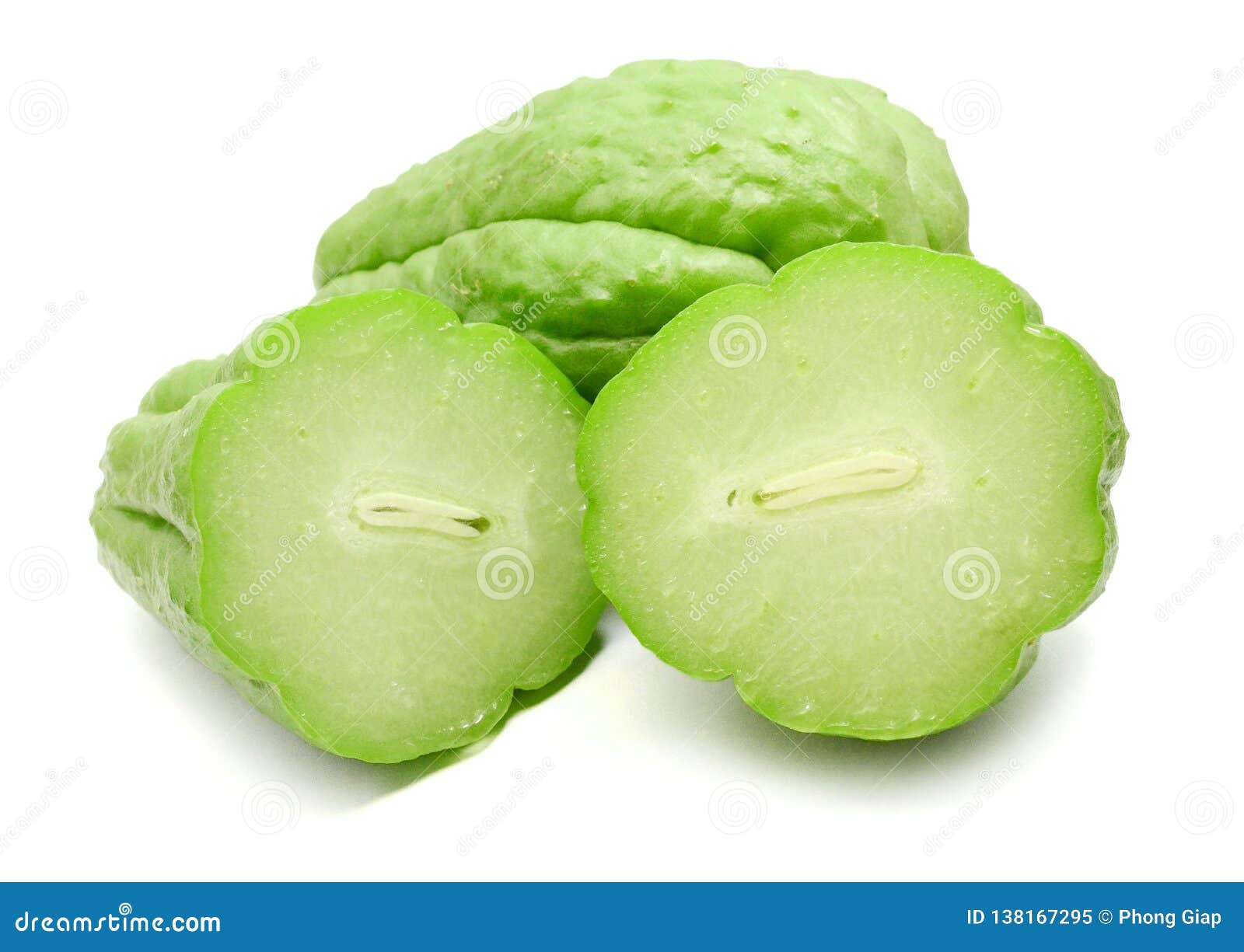 Fresh Chayote. stock image. Image of green, graphics - 138167295
