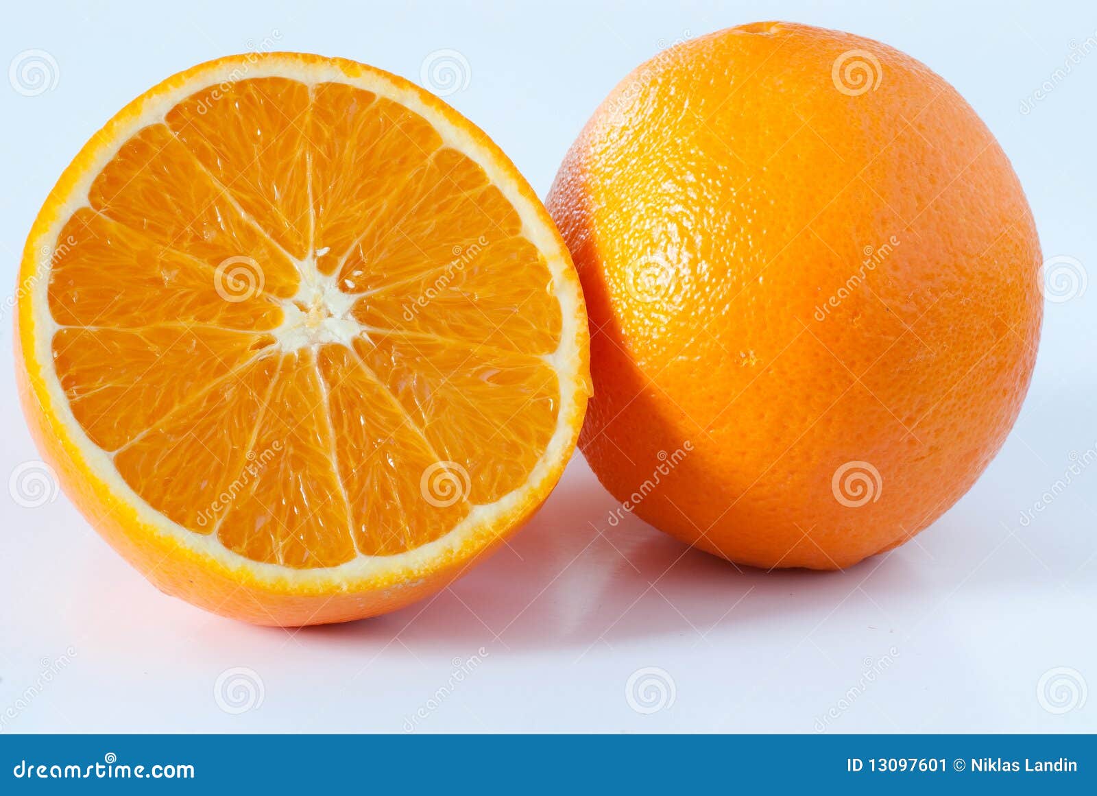 Whole and split oranges stock image. Image of macro, orange - 13097601