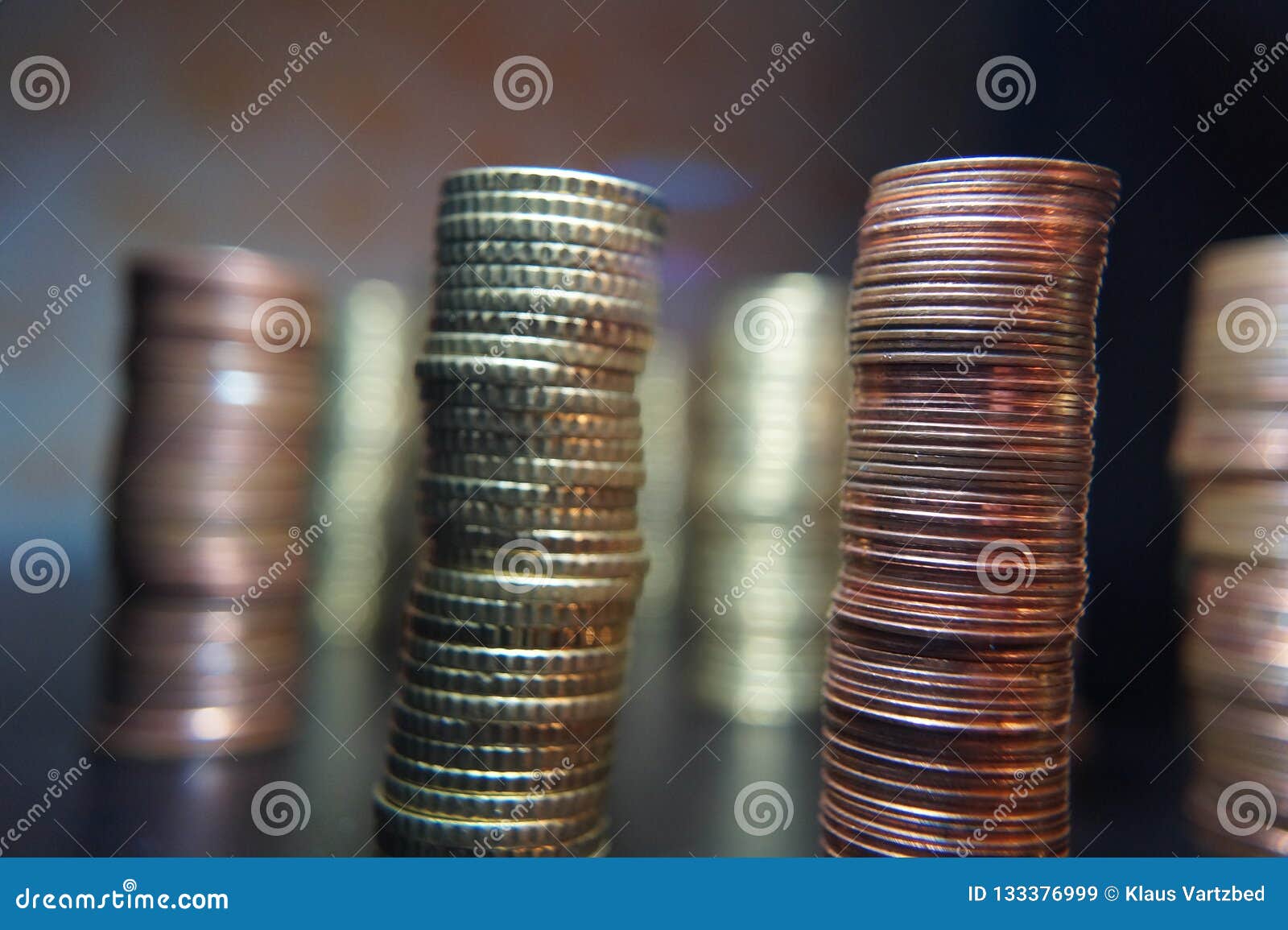 A Packet of Euro Cent Coins Stock Image - Image of packet, stack: 133376999