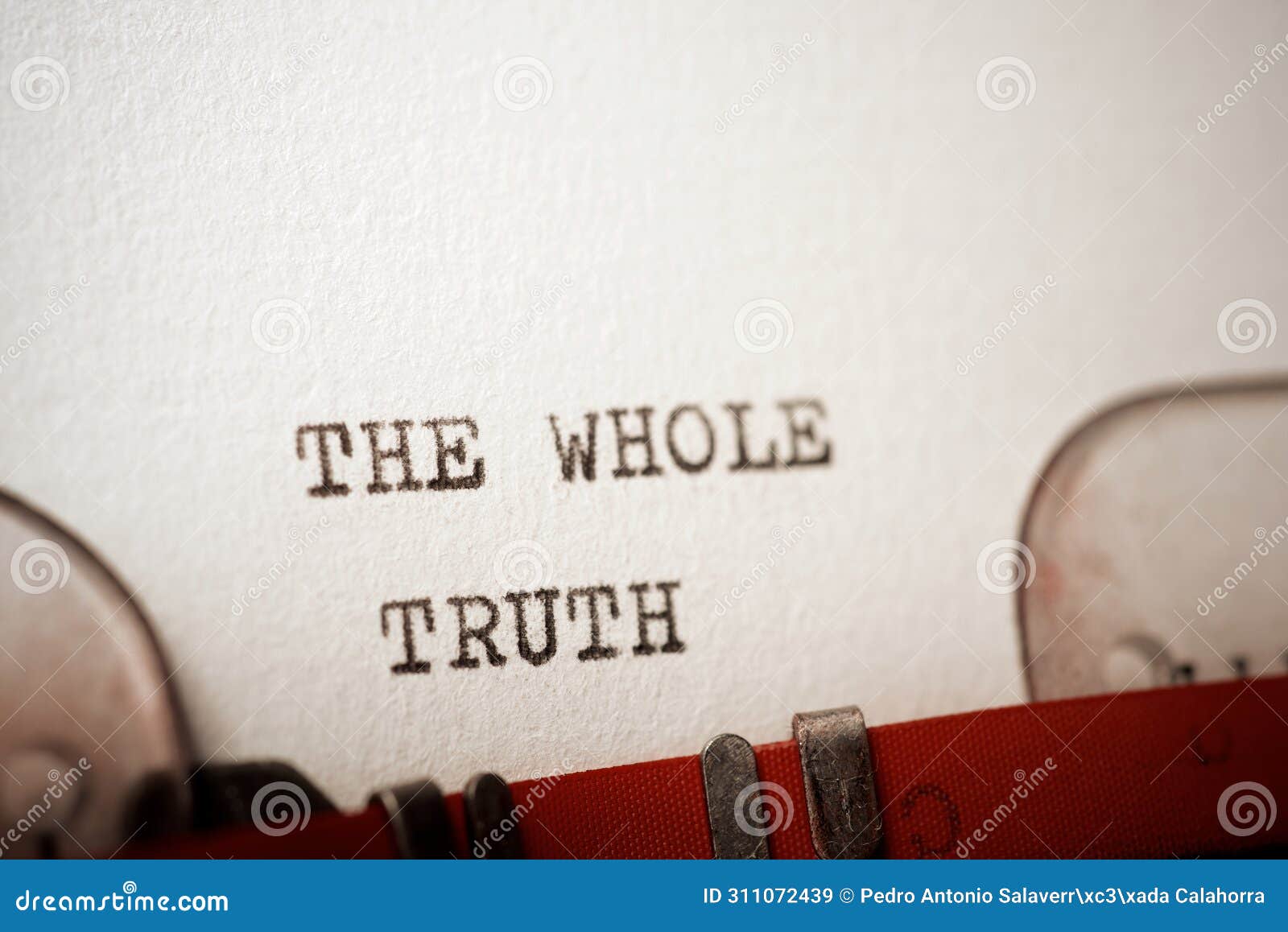 The whole truth phrase stock image. Image of truth, transparent - 311072439