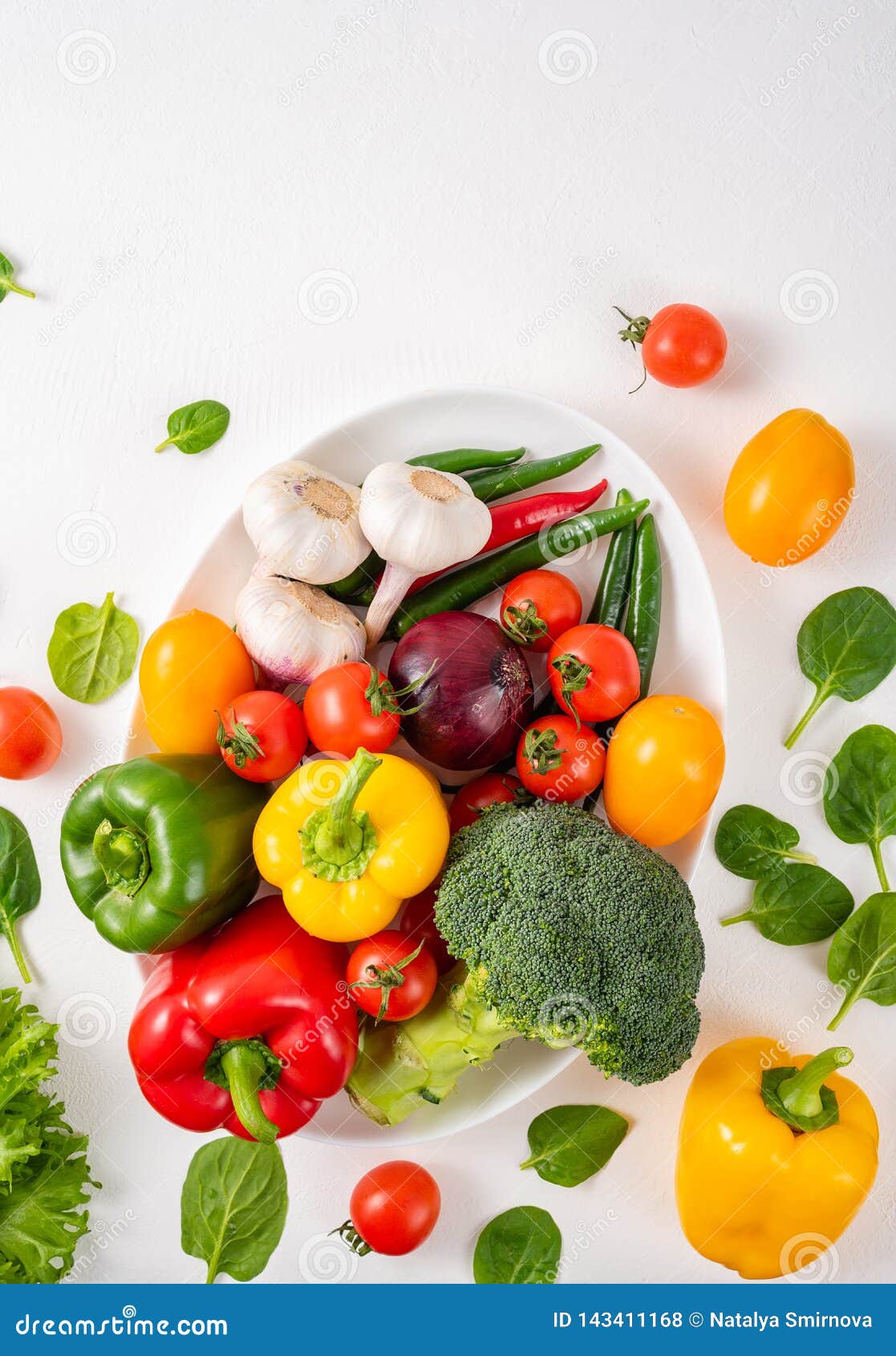 Whole Vegetables on a White Background. Stock Photo - Image of healthy ...