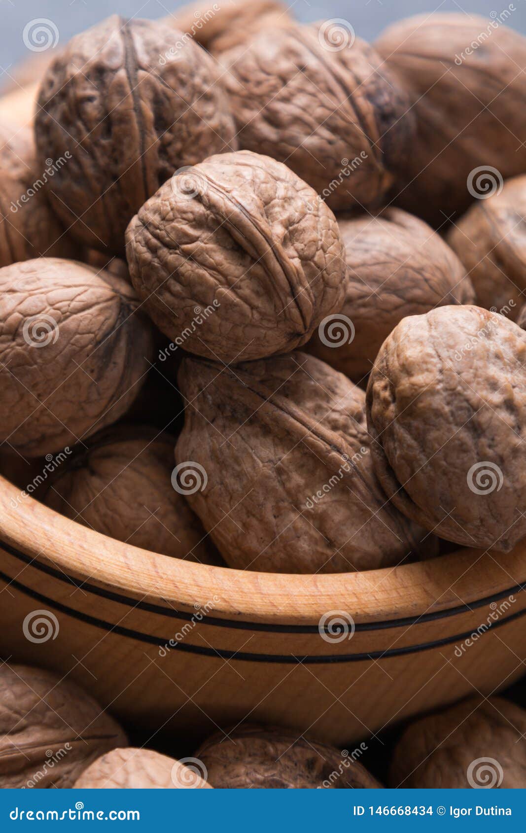 Whole walnut shells stock photo. Image of healthy, photograph - 146668434