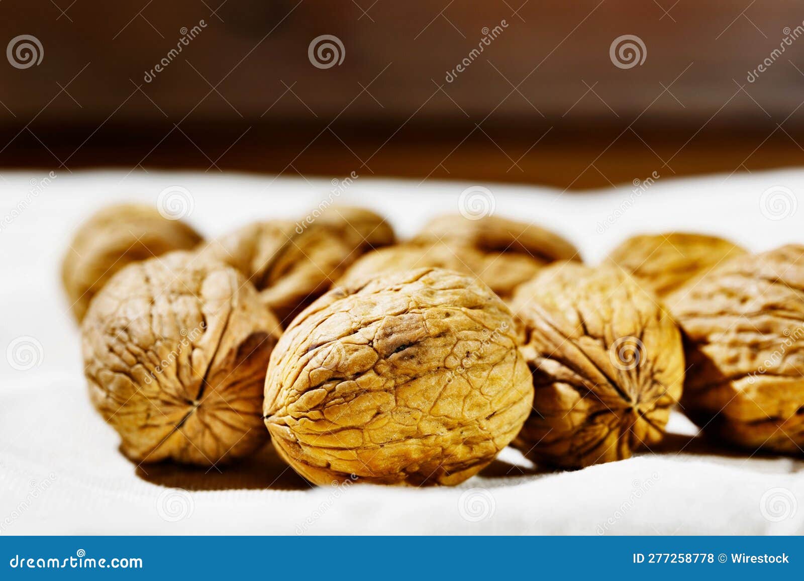 Whole Walnuts studio shot stock photo. Image of shot - 277258778