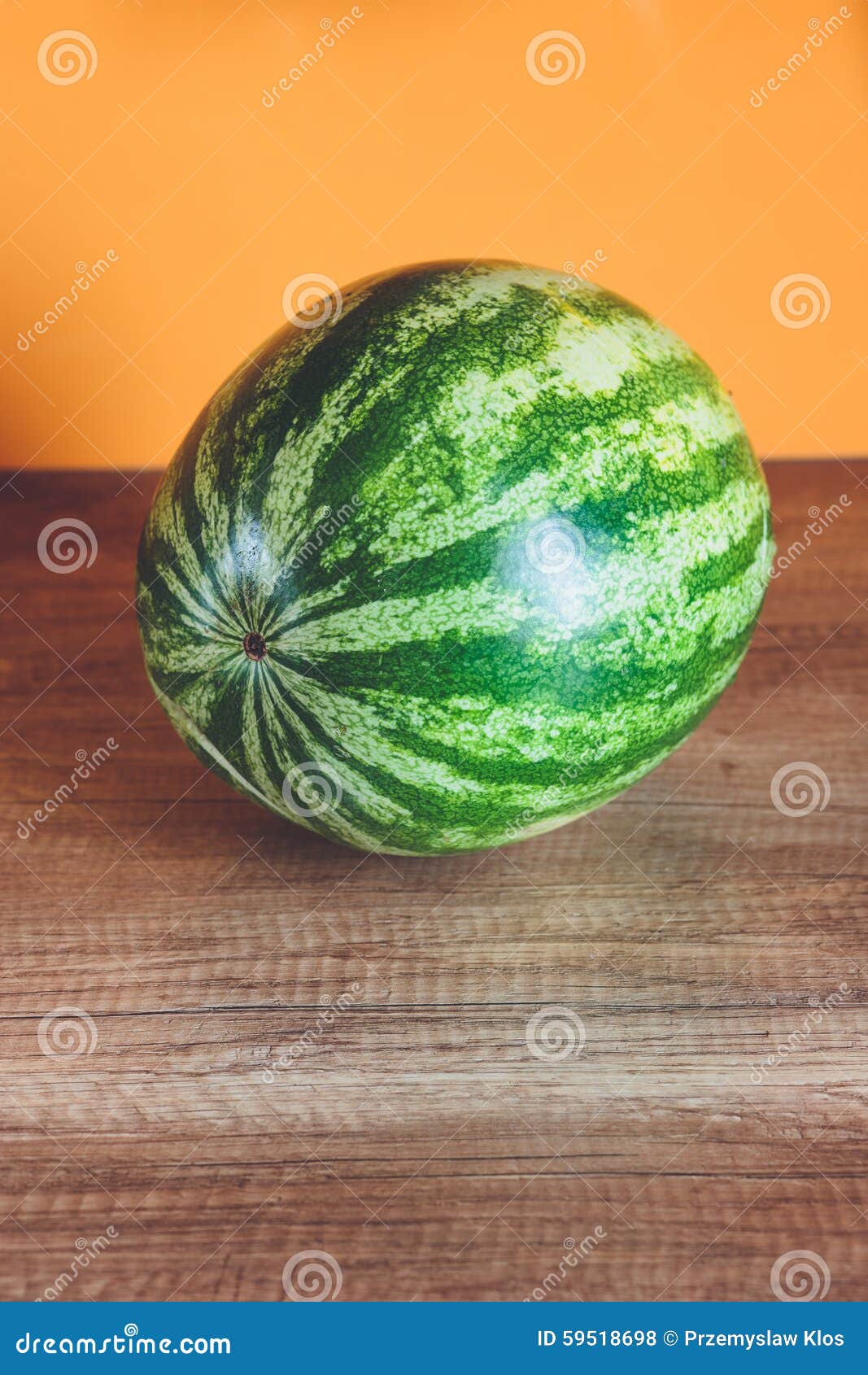 Whole Watermelon on the Table Stock Photo - Image of summer, clear ...