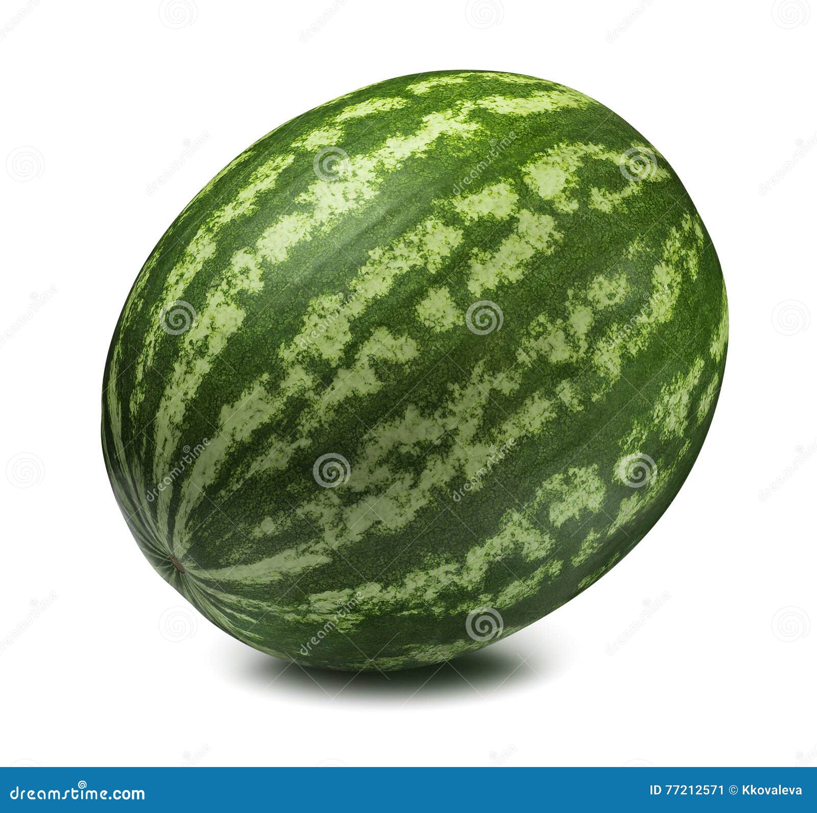 Whole Watermelon On White Background Royalty-Free Stock Photography ...