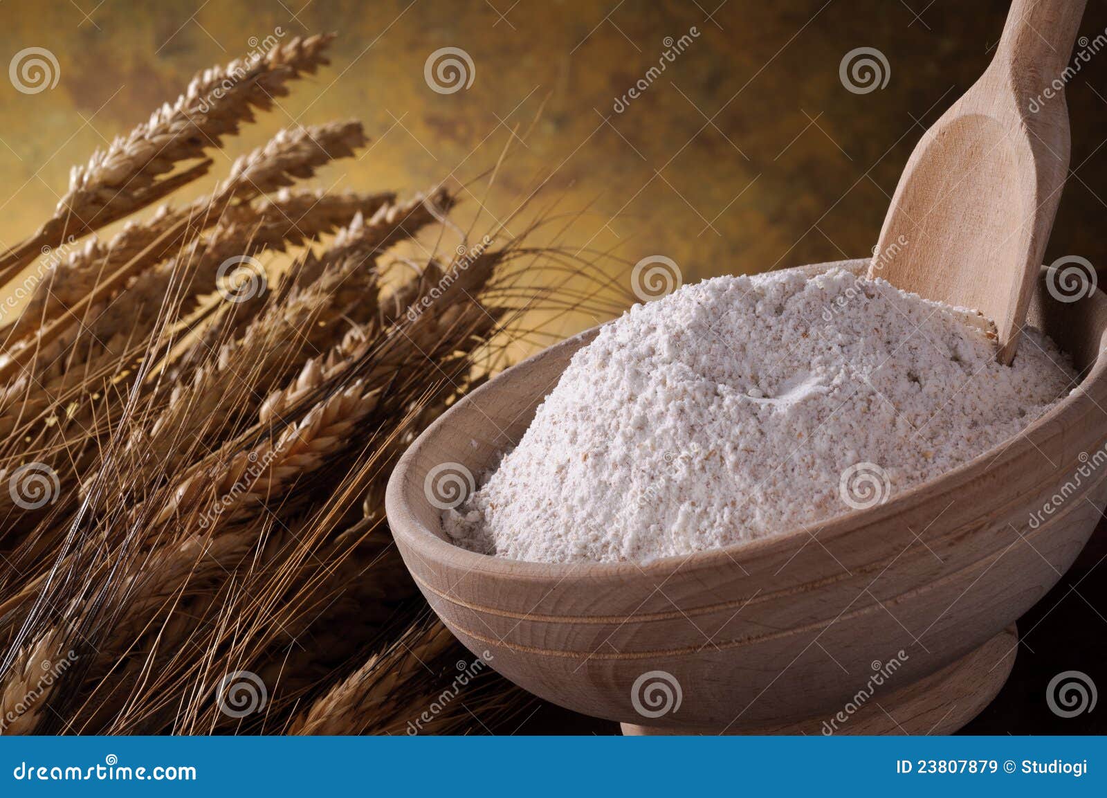 Whole wheat flour stock image. Image of flour, environment - 23807879