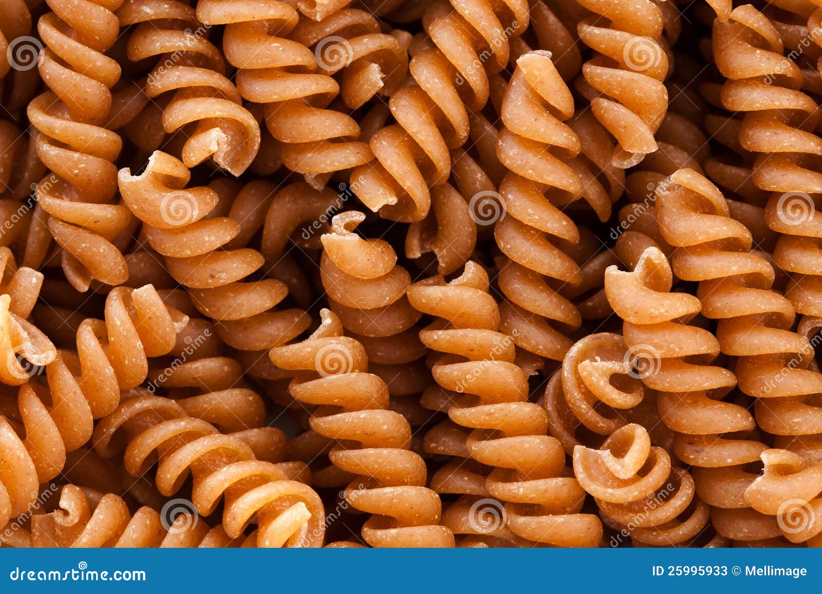 Whole Wheat Pasta stock image. Image of corkscrew, closeup - 25995933