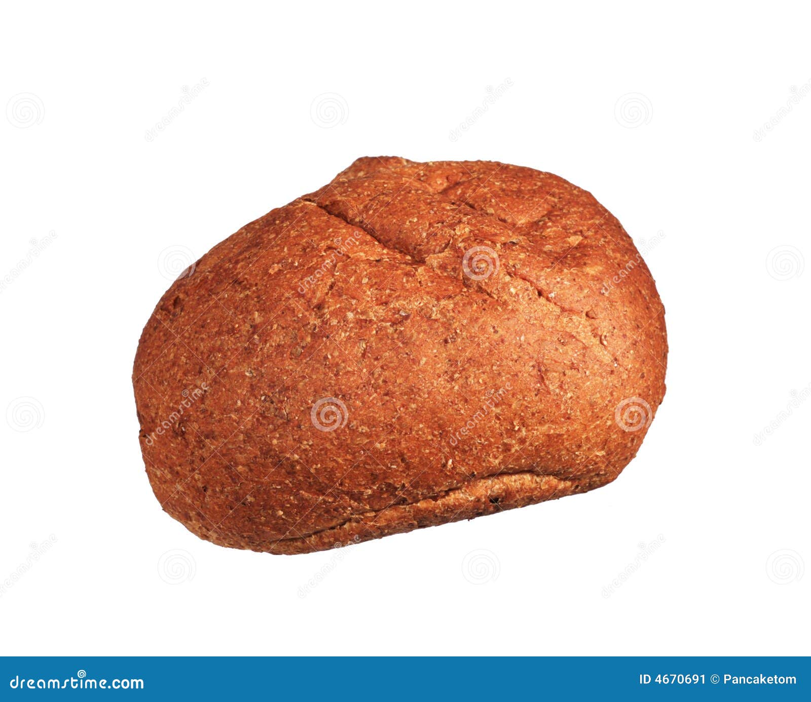Whole wheat roll stock image. Image of healthy, dinner - 4670691