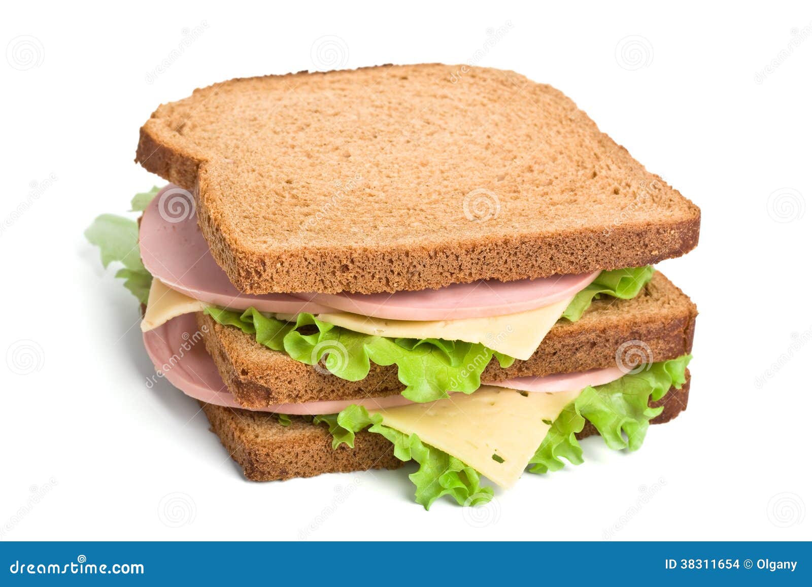 Whole Wheat Sandwich stock photo. Image of fastfood, cheese - 38311654
