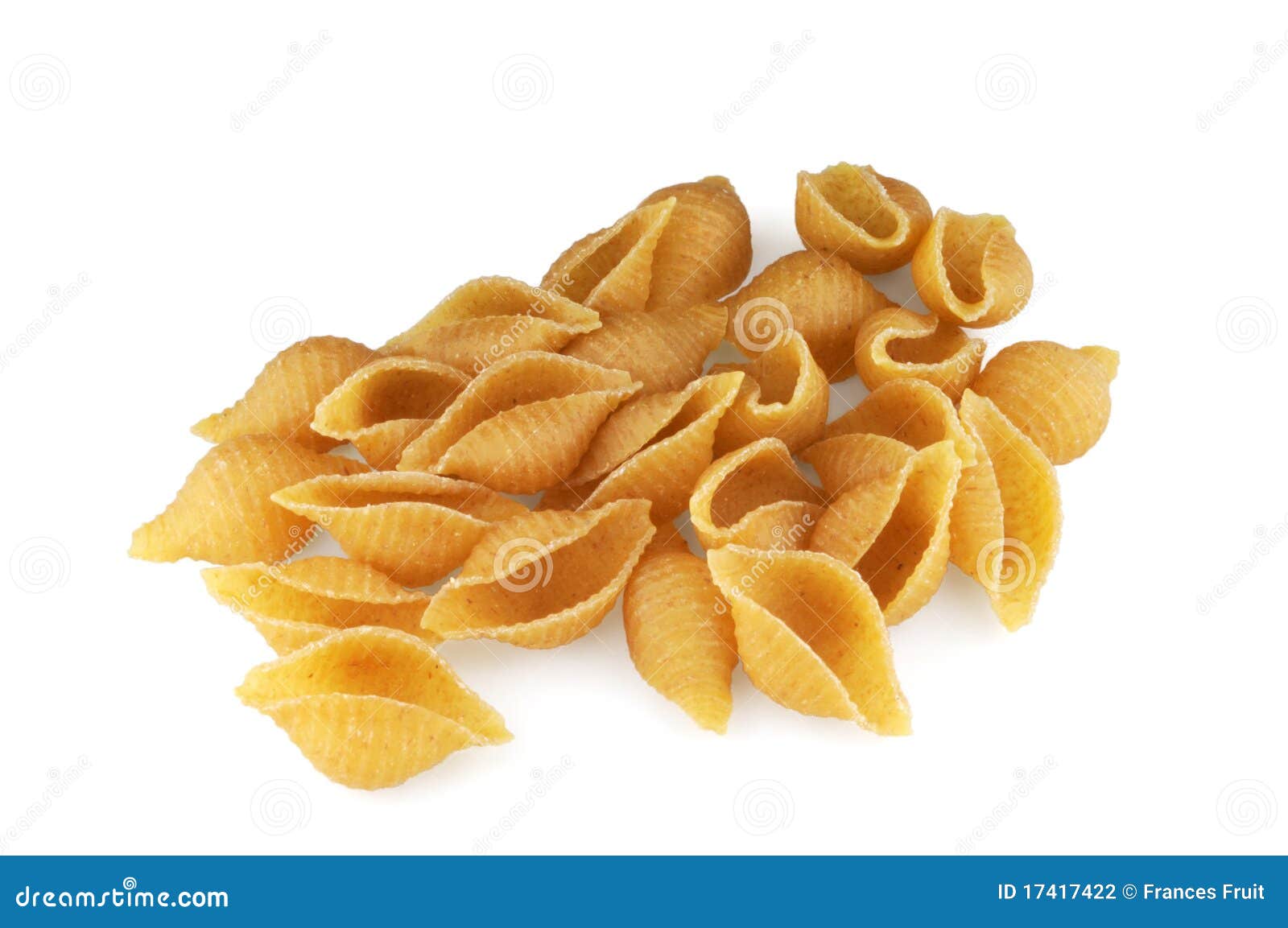 Shell Pasta On A White Background Royalty-Free Stock Photography ...
