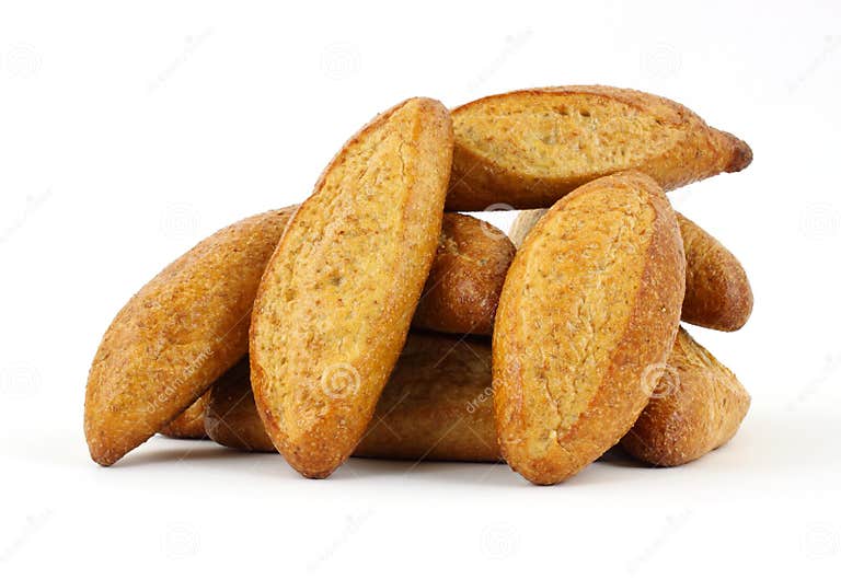 Whole wheat sub rolls stock photo. Image of crust, edible - 12759472
