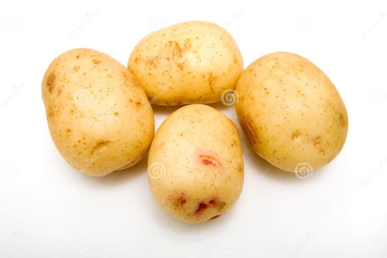 Whole white potatoes stock image. Image of healthy, potatoes - 1352453