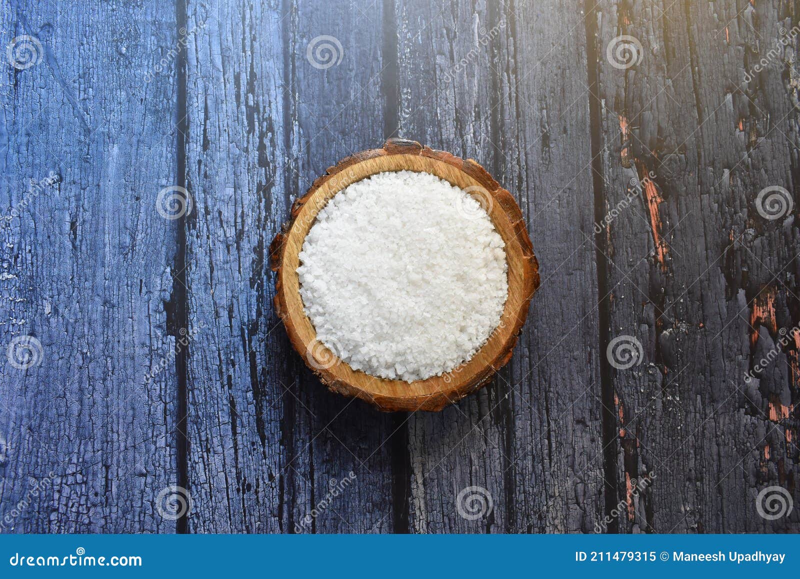 Whole White Sea Salt Crystals Stock Image - Image of grain, closeup ...