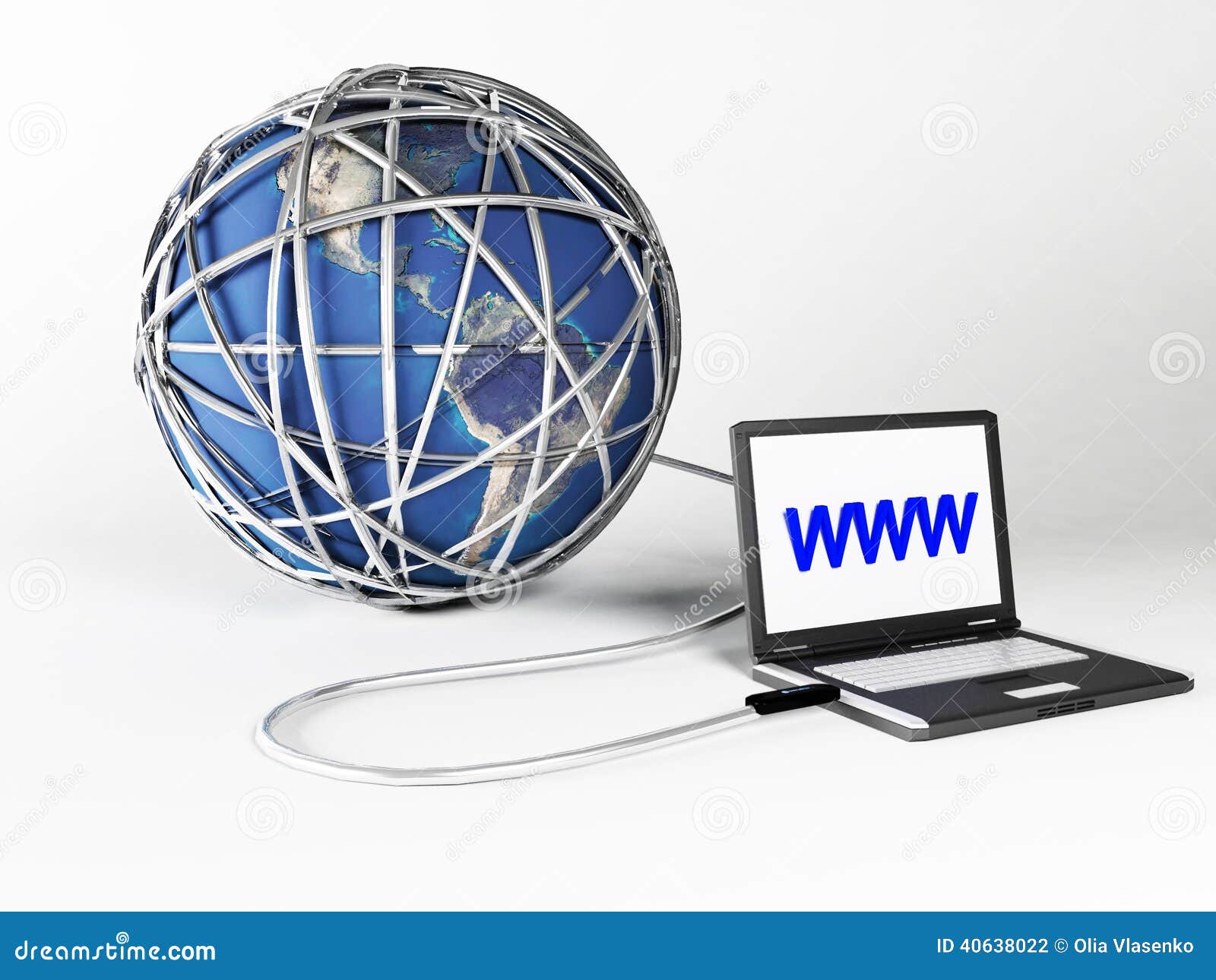 The Whole World is Connected To the WAN Stock Illustration ... The Whole World is Connected To the WAN Stock Illustration ...