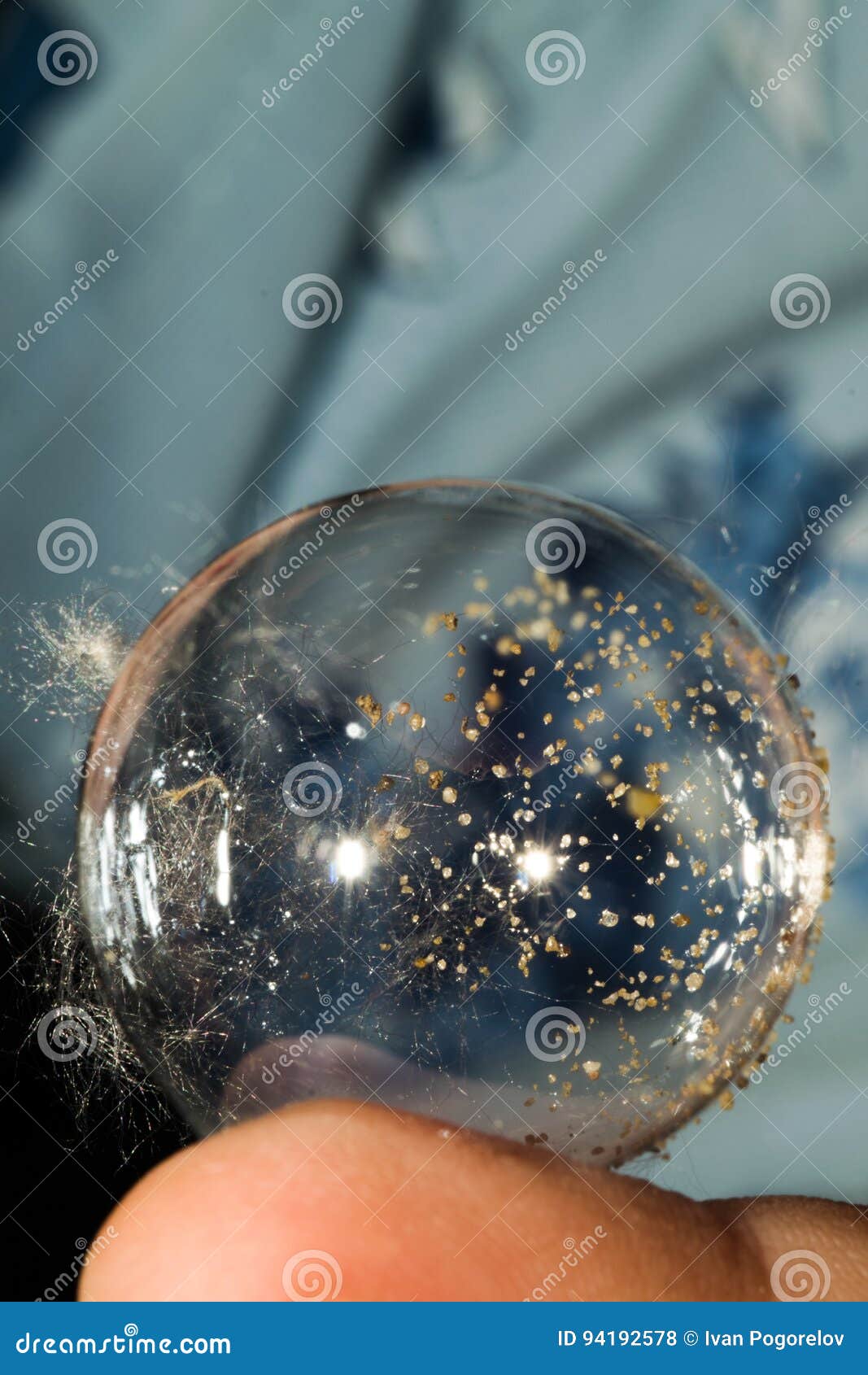 The Whole World, in One Small Soap Bubble. Stock Photo - Image of ...