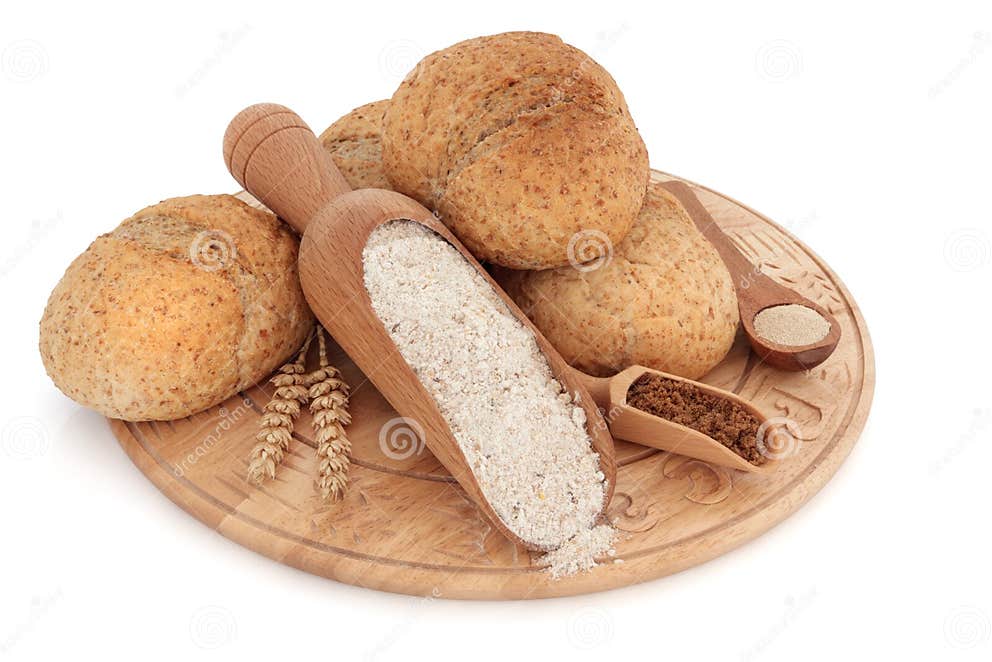 Wholegrain Bread Rolls stock photo. Image of background - 18825306