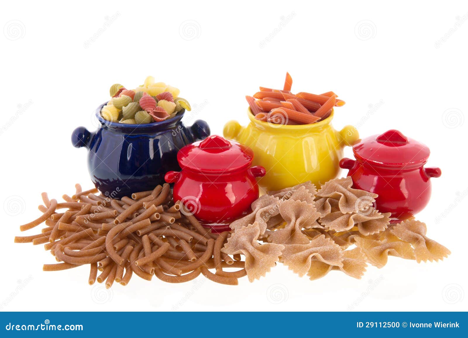 Wholemeal pasta assortment stock photo. Image of macaroni - 29112500