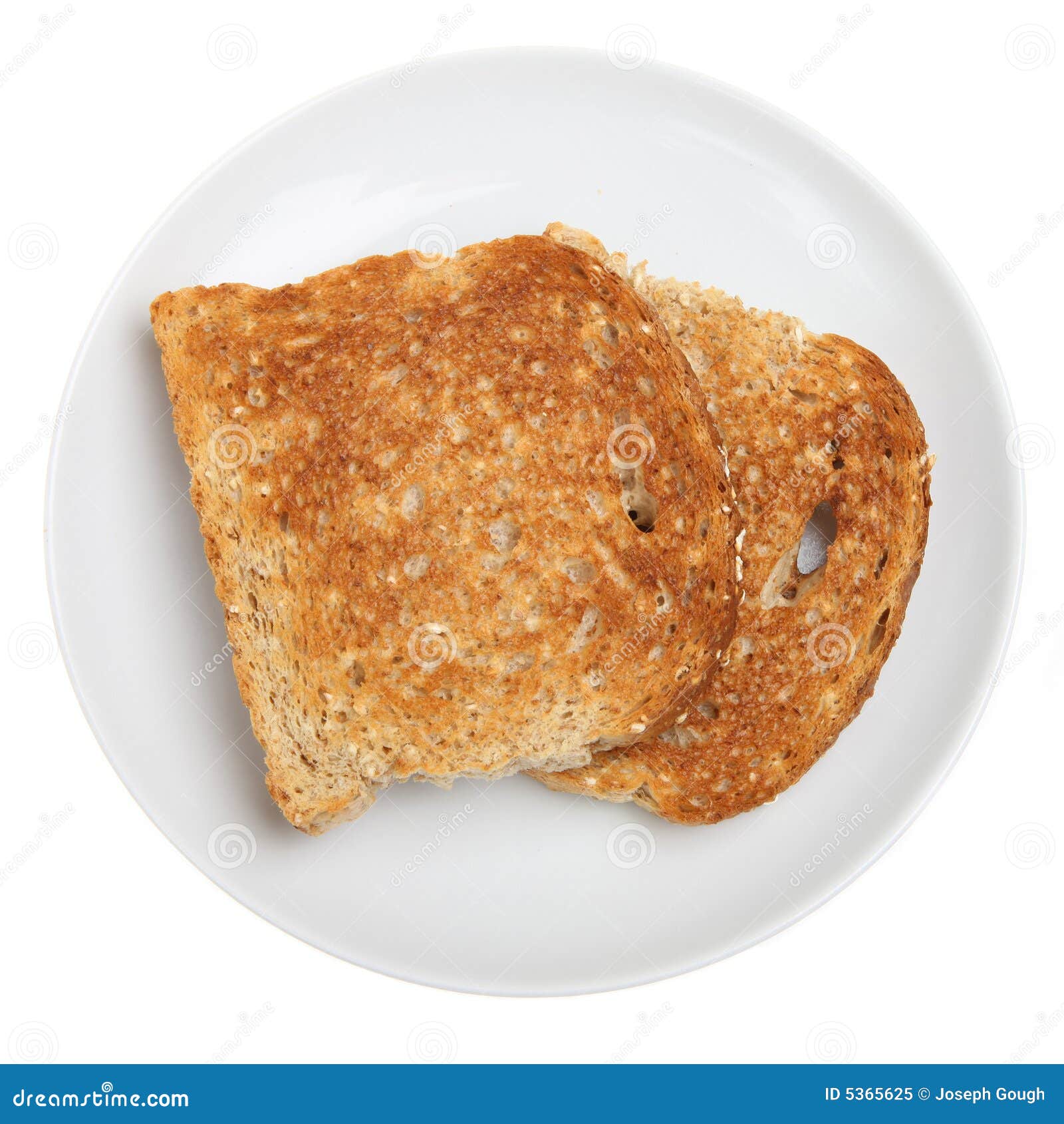 Wholemeal Toast stock image. Image of plate, closeup, sliced - 5365625