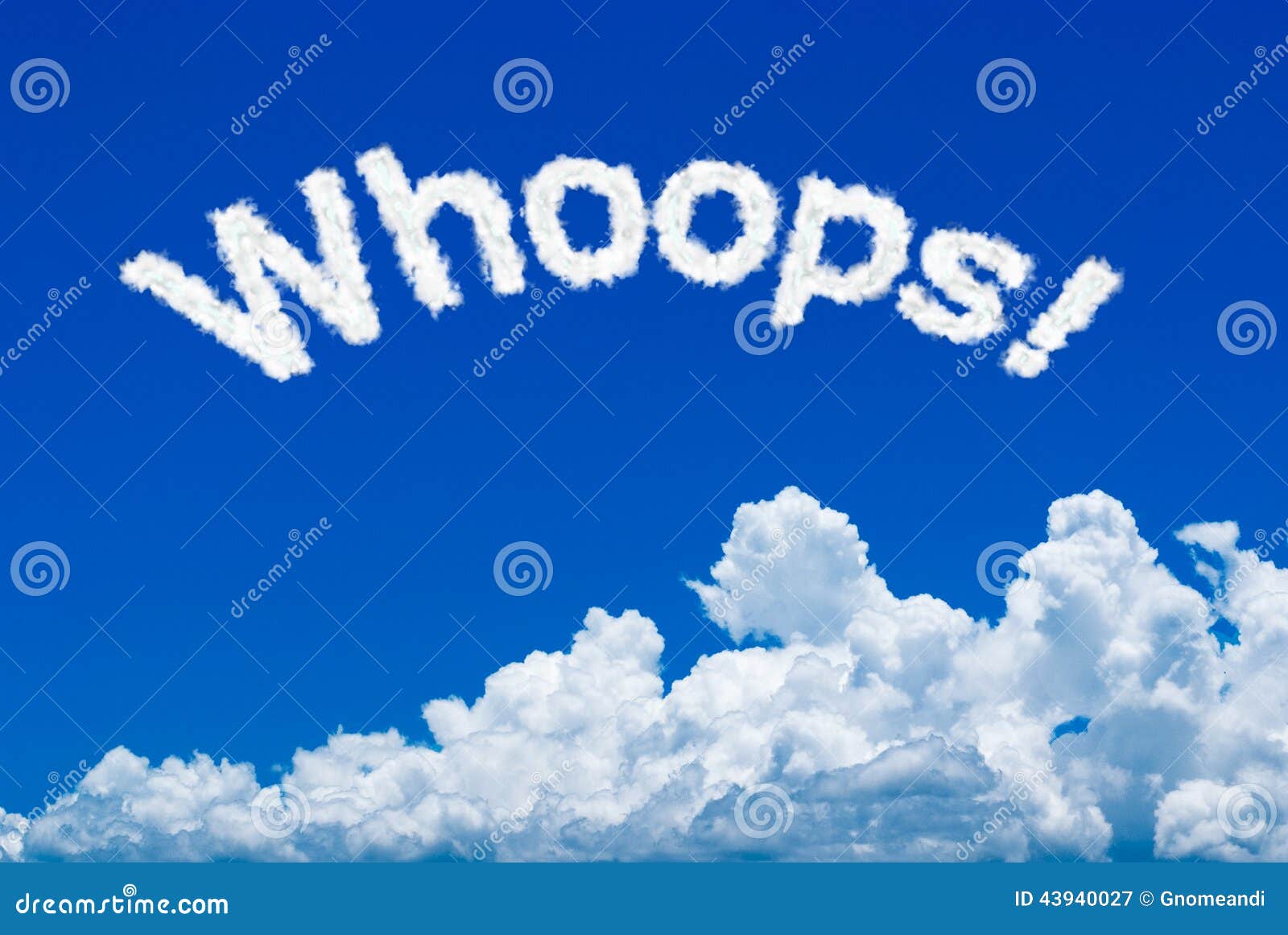 Whoops stock image. Image of warning, fail, expression - 43940027