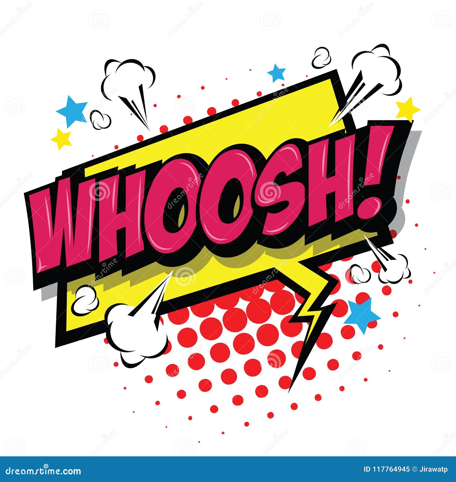 WHOOSH ! Comic Speech Bubble. Vector Eps 10. Stock Vector ...