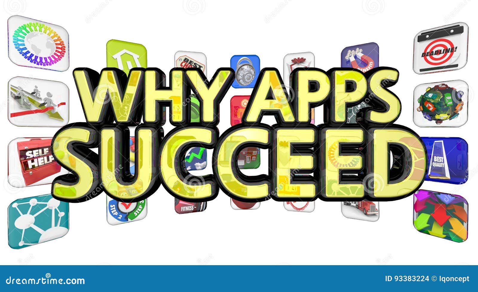 Why Apps Succeed stock illustration. Illustration of developer - 93383224