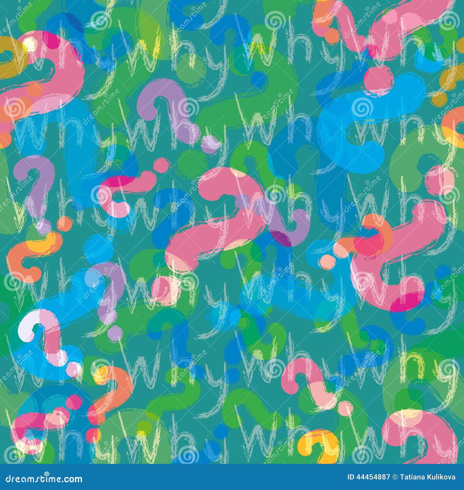 Why? stock vector. Illustration of marks, question, continuous - 44454887