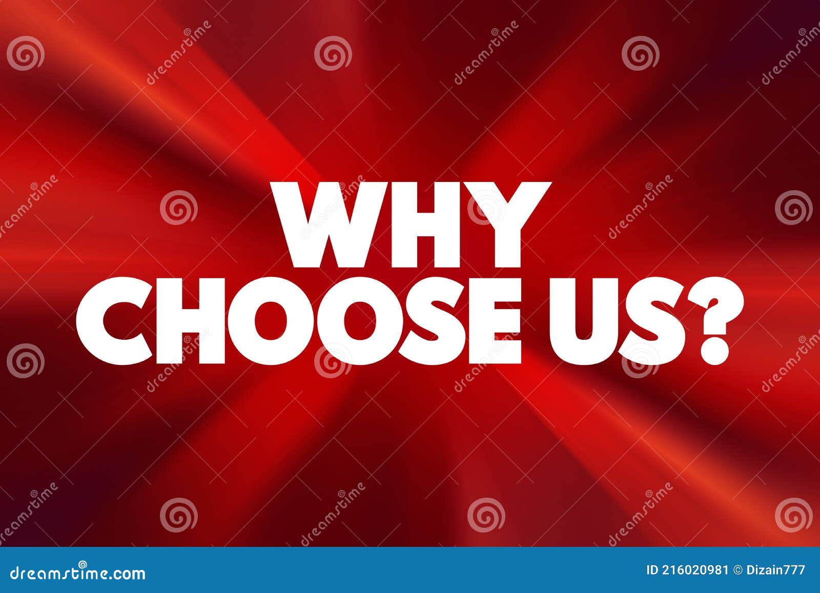 Why Choose Us Question Text, Concept Background Royalty-Free Stock ...