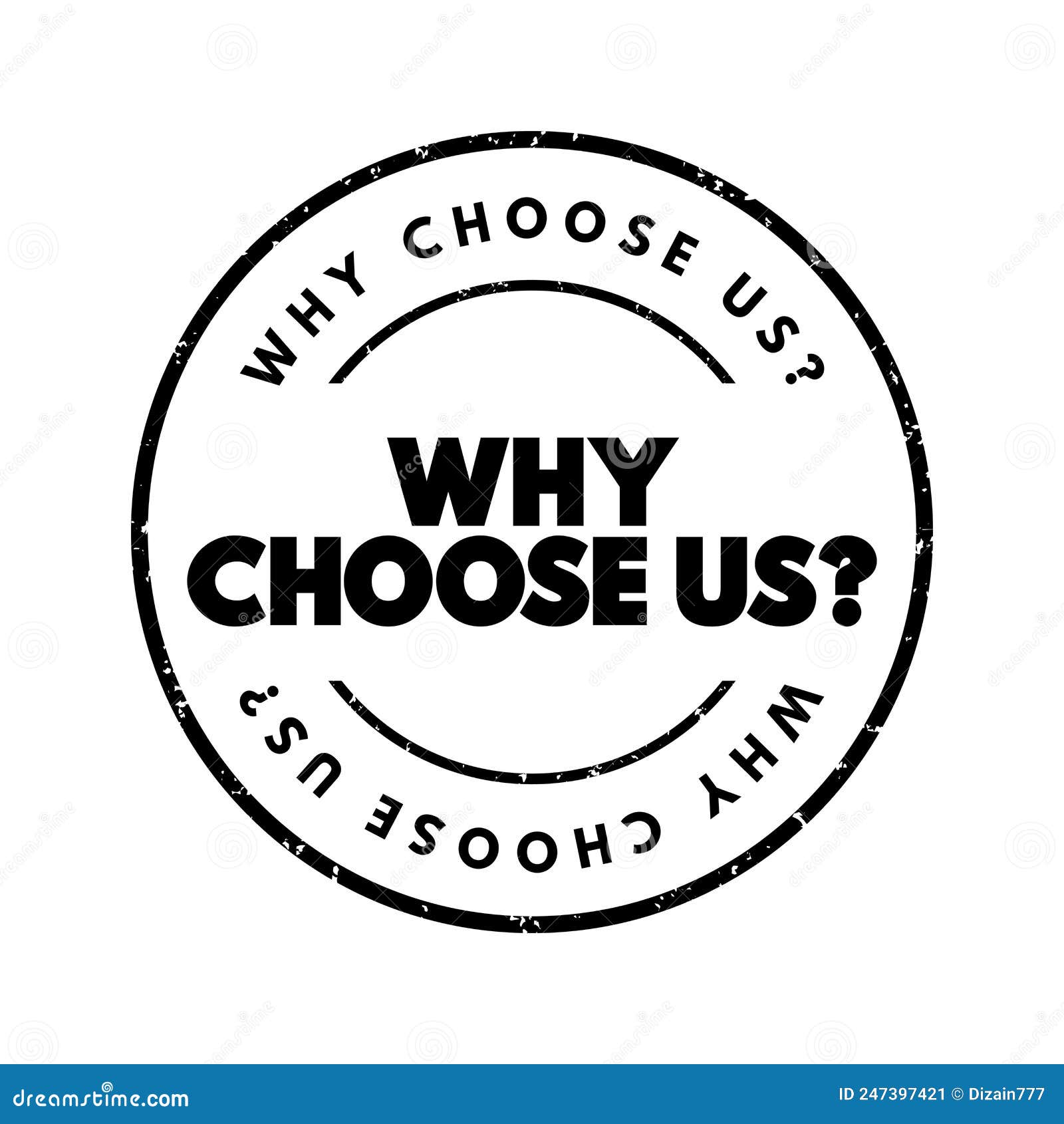 Why Choose Us Question Text Stamp, Concept Background Stock ...