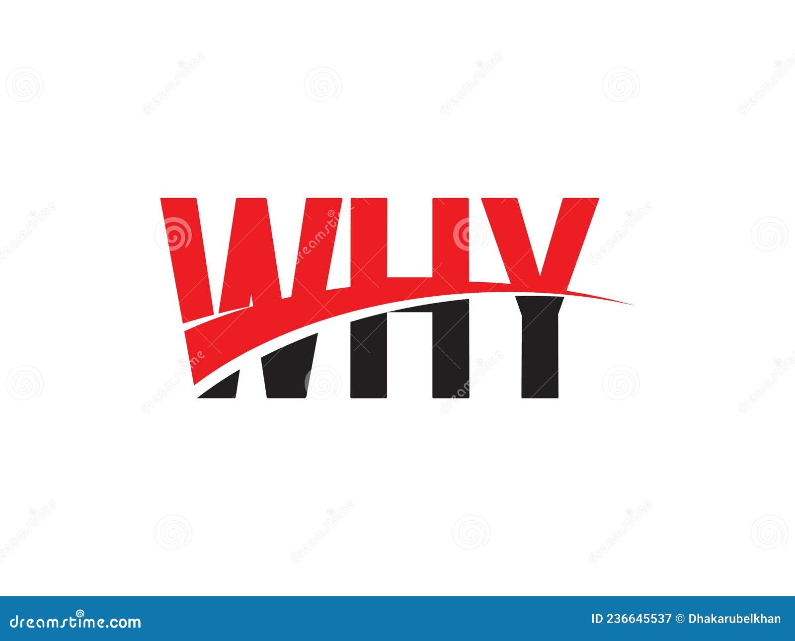 WHY Letter Initial Logo Design Vector Illustration Stock Vector ...