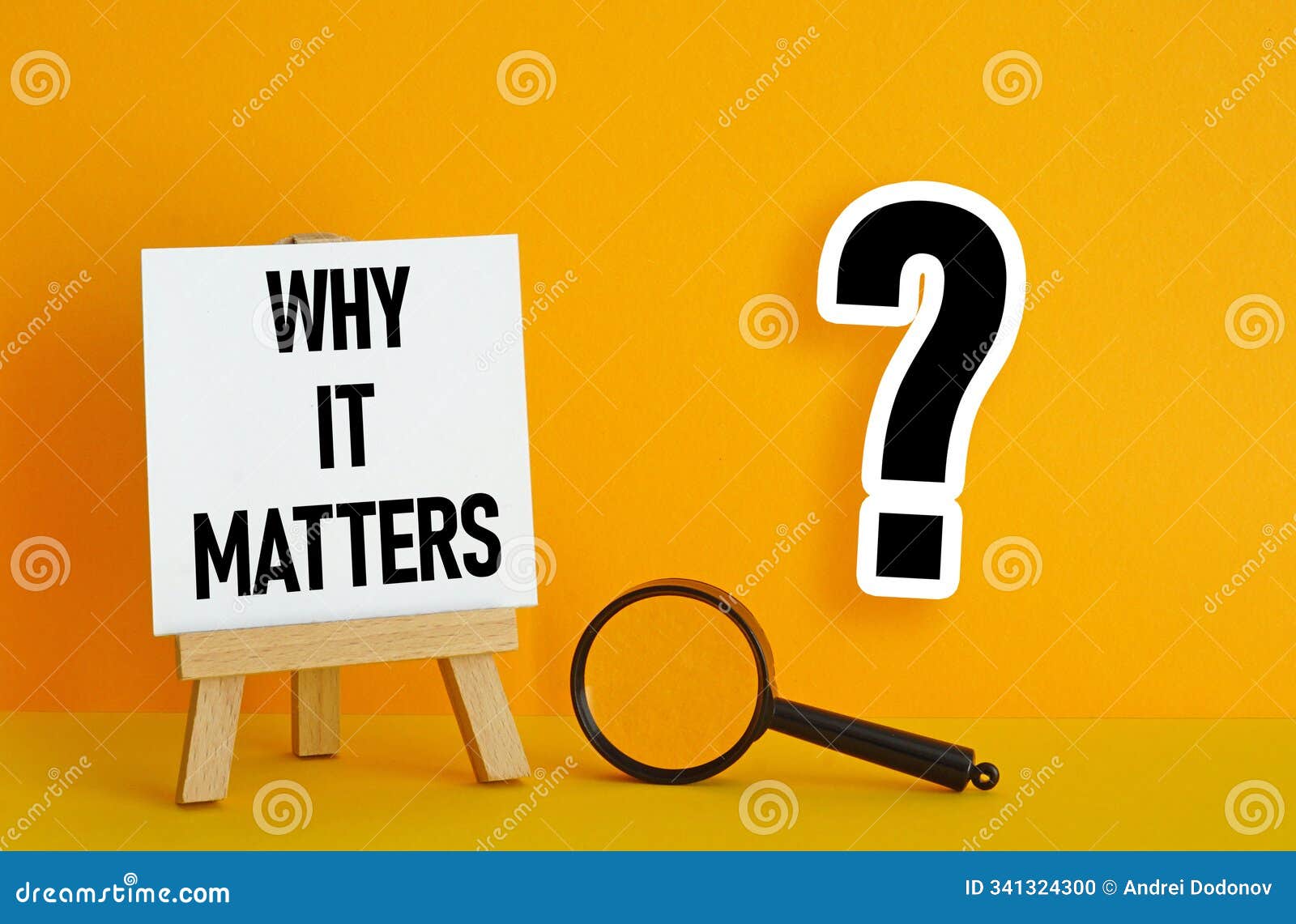 Why it Matters is Shown Using the Text As Business Concept Stock Photo ...