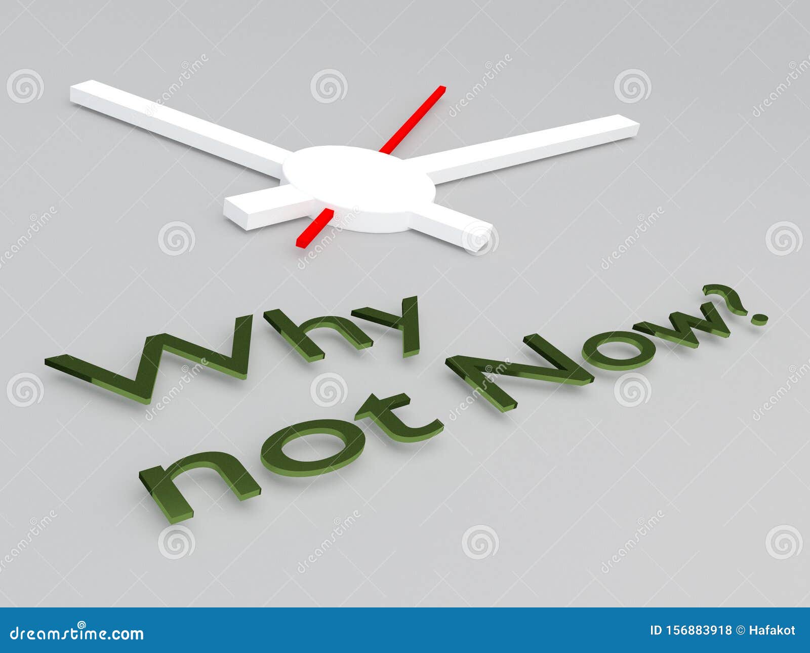 Why not Now? concept stock illustration. Illustration of think - 156883918