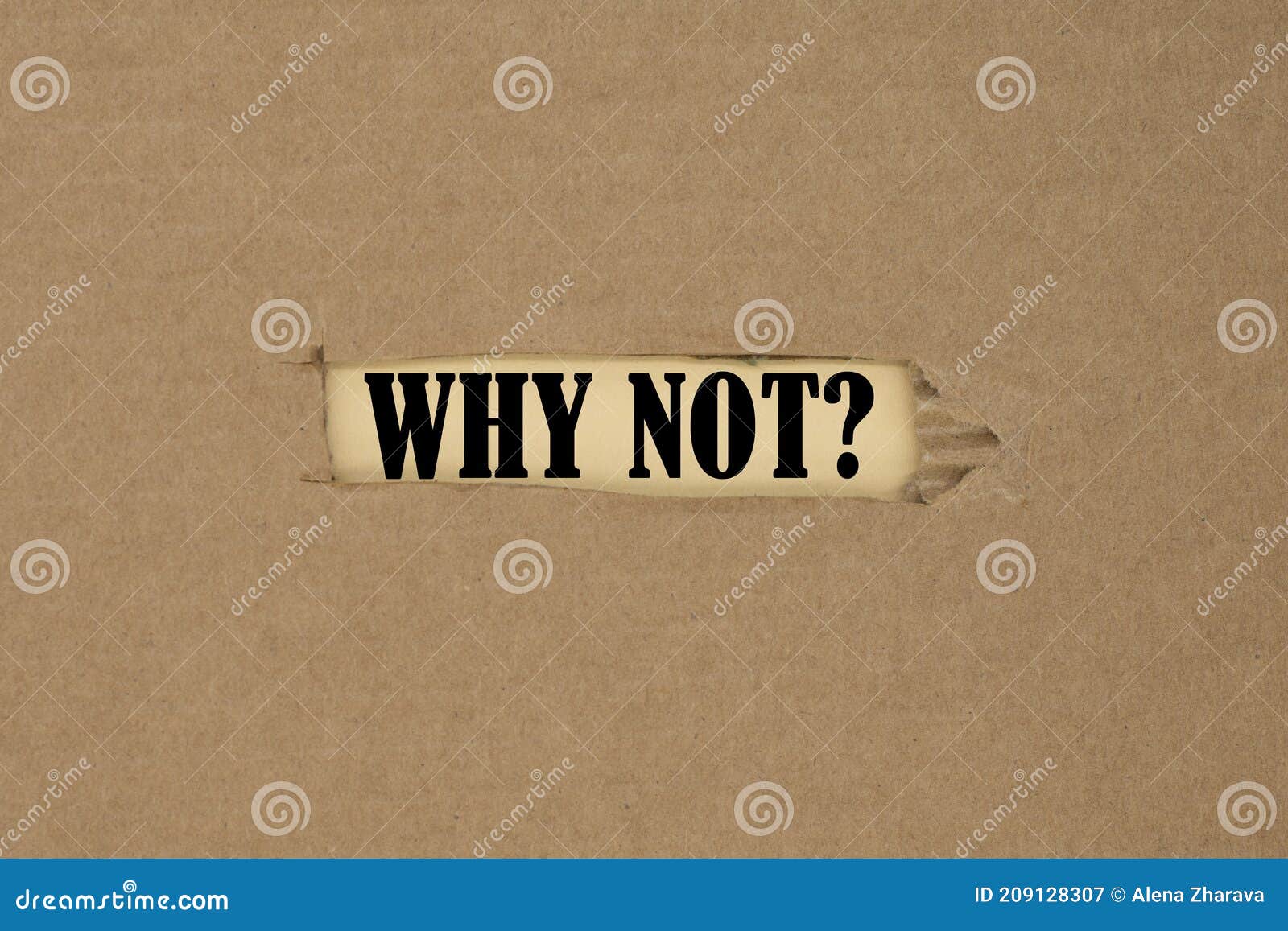 Why Not Question - Letters in a Cardboard Frame Motivation and ...