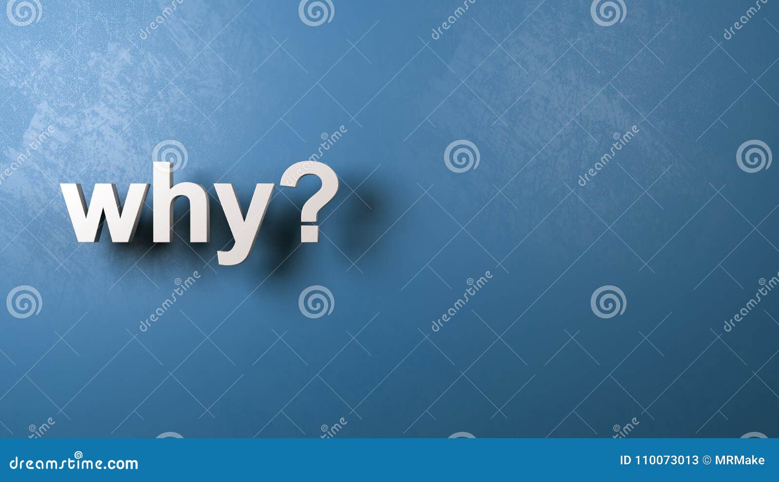 Why Question with Copyspace Stock Illustration - Illustration of mark ...