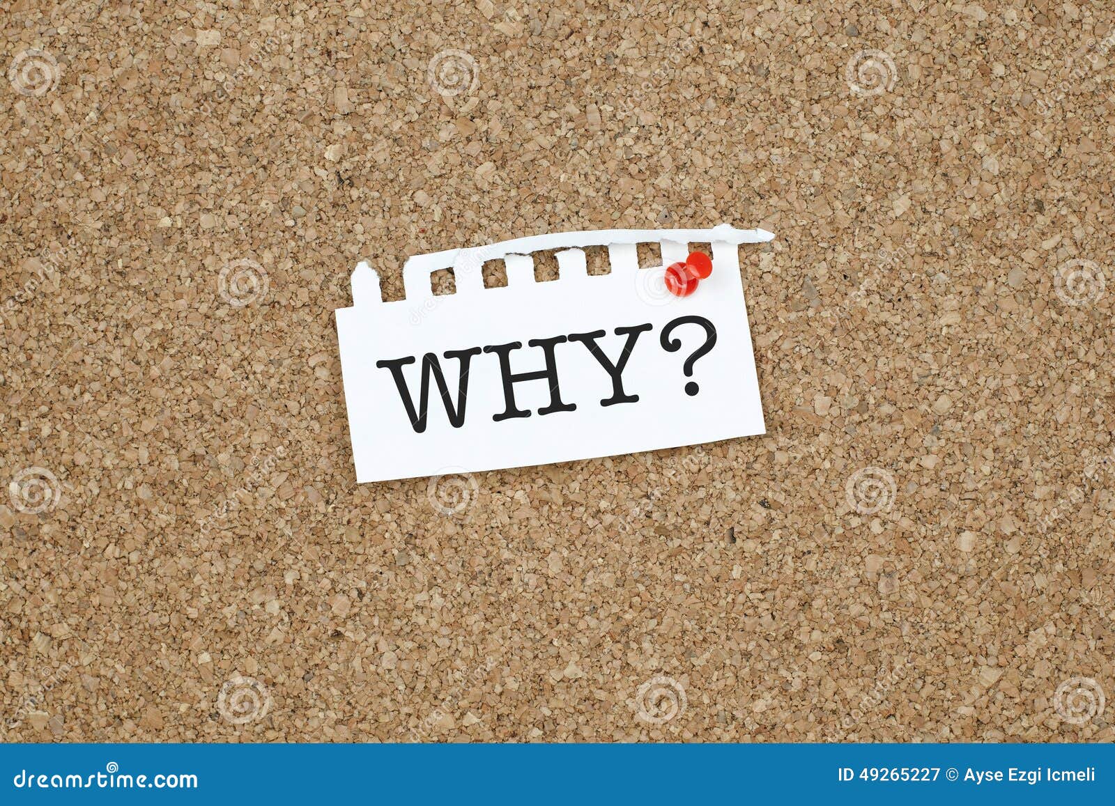Why stock image. Image of note, reason, asking, text - 49265227