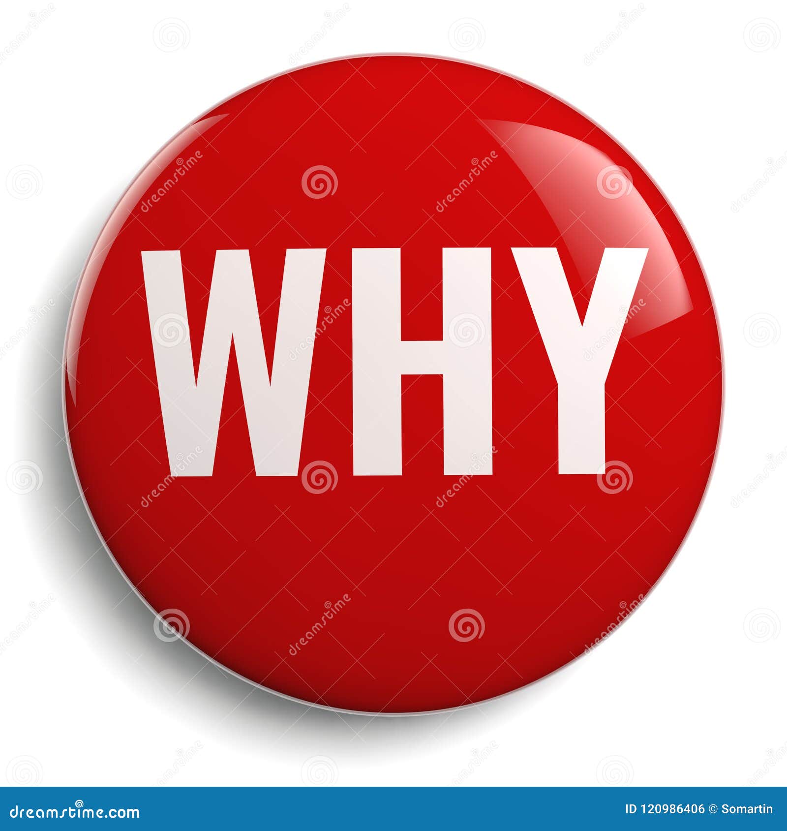 Why Red Symbol Icon Isolated Stock Illustration - Illustration of ...