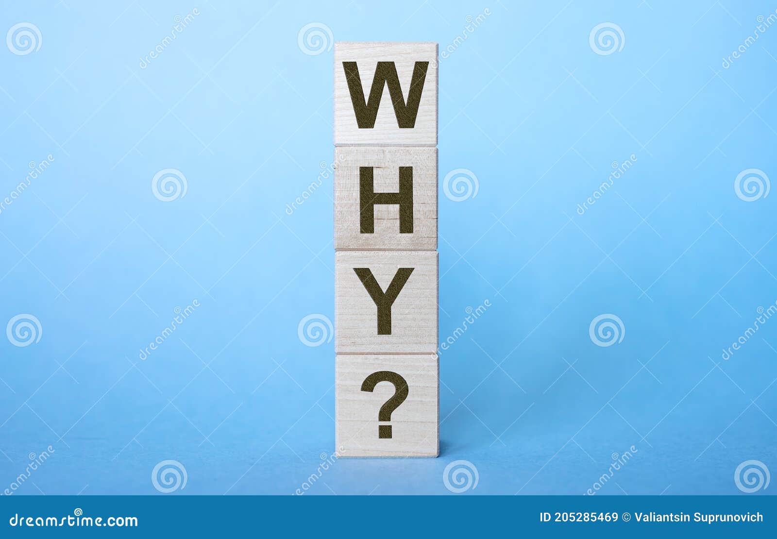 Why Word Inscription. Question with Interrogation Mark Stock Image ...
