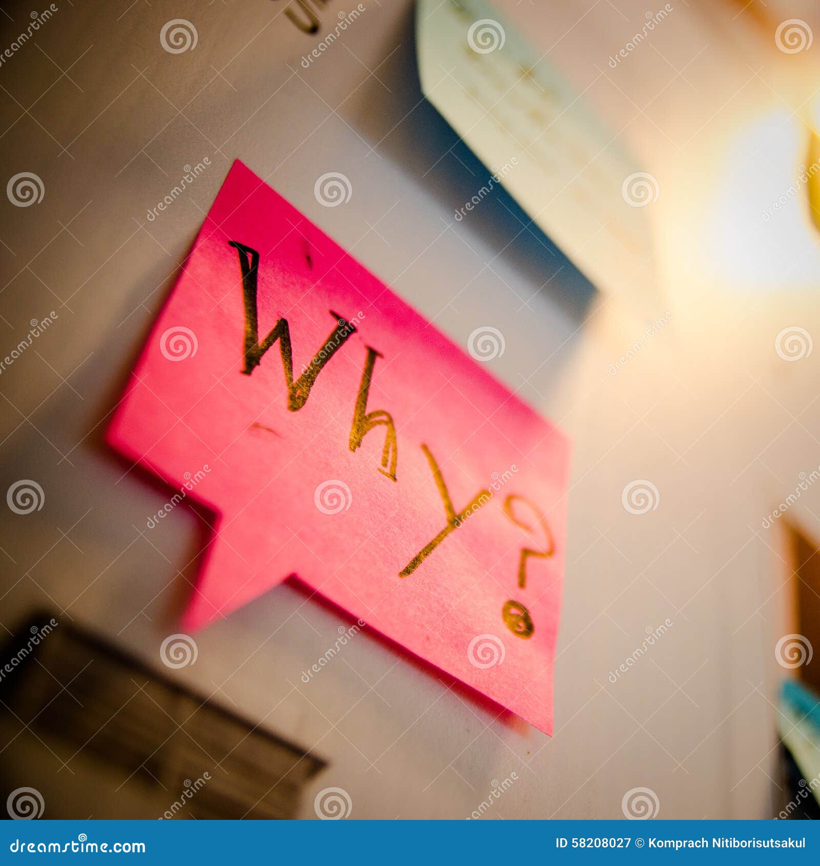 Why word stock image. Image of cork, post, concept, paper - 58208027