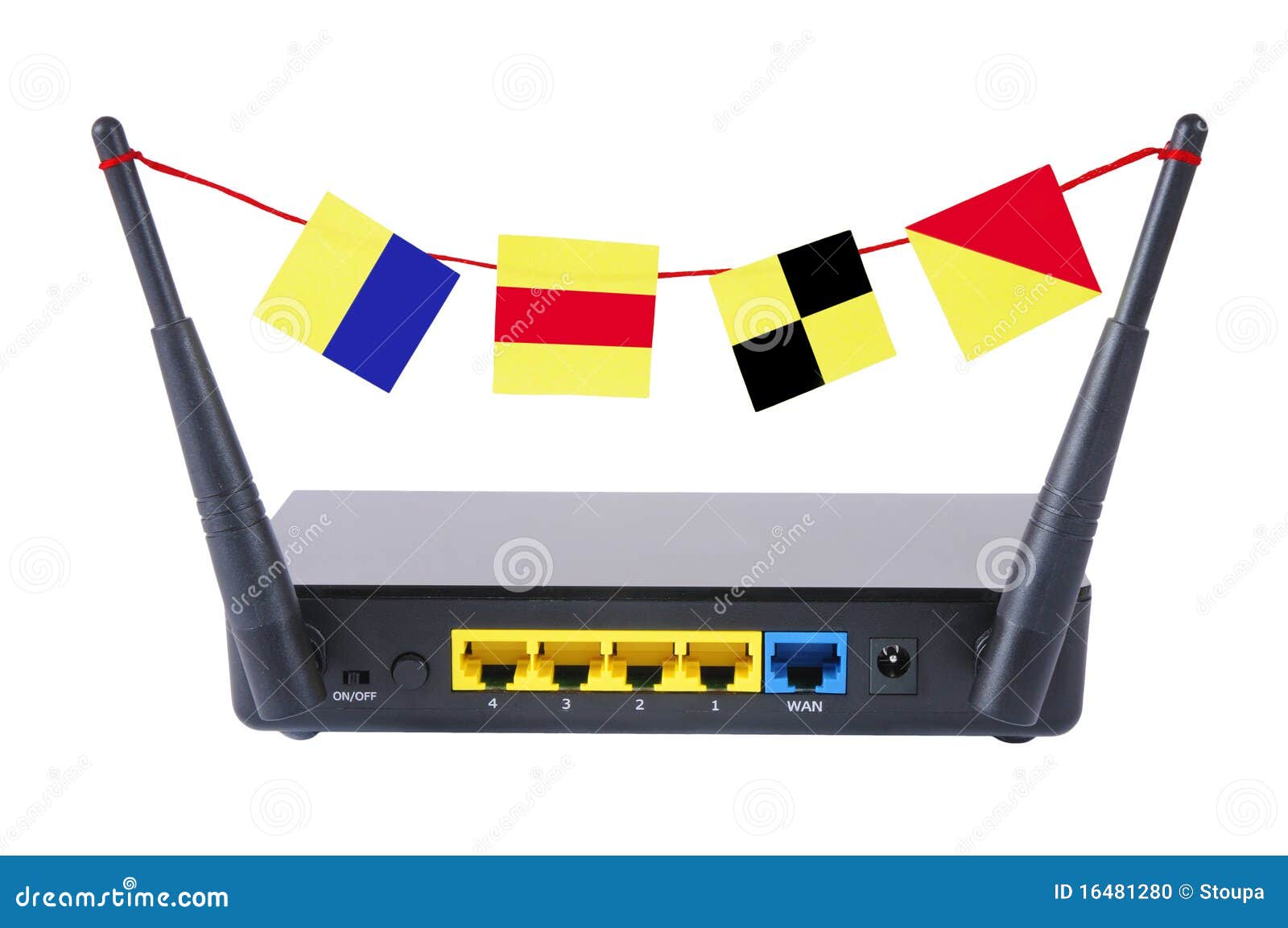 Wi-Fi access point stock photo. Image of aerial, device - 16481280