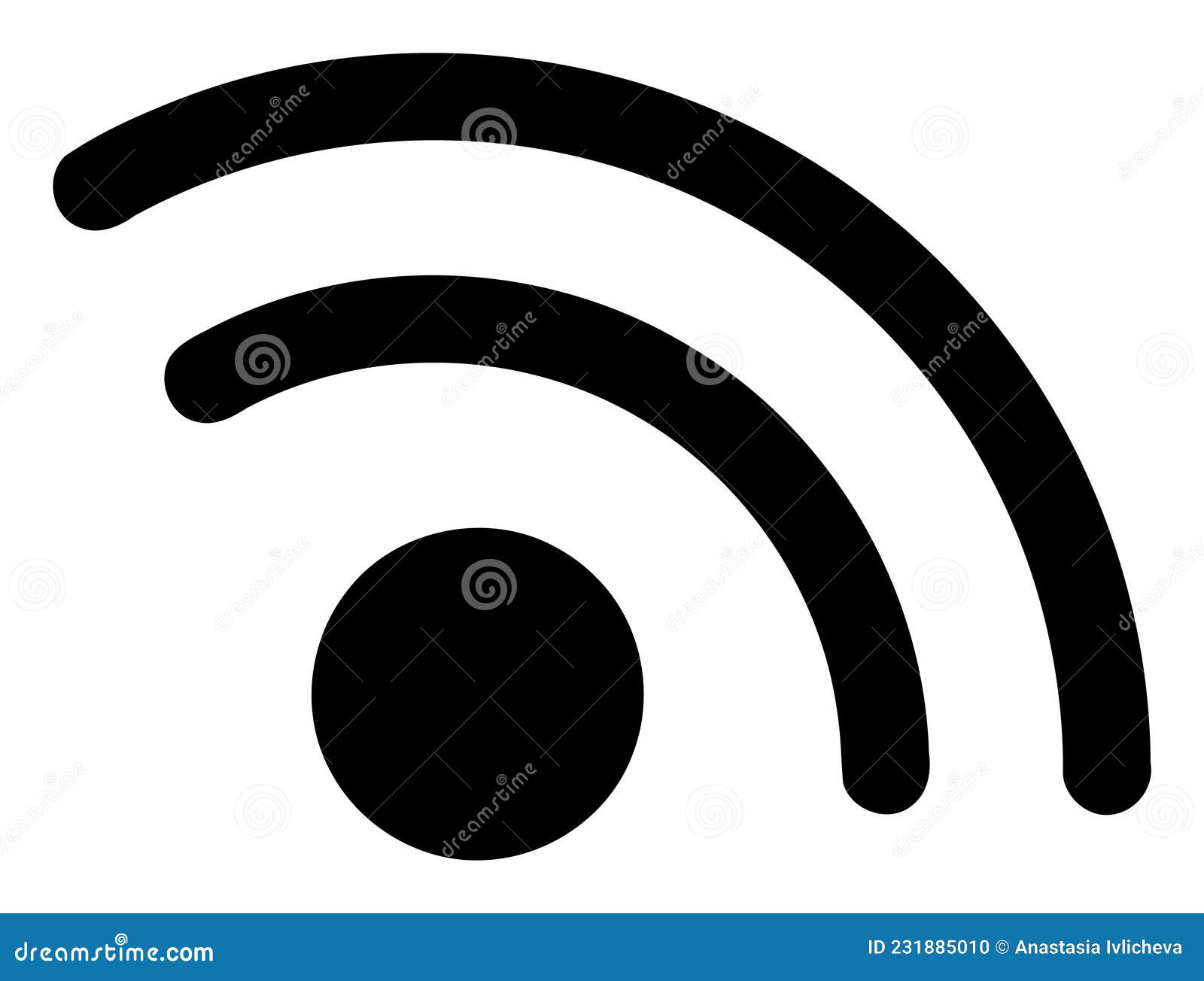 Wi-Fi Access Point - Vector Icon Illustration Stock Vector ...