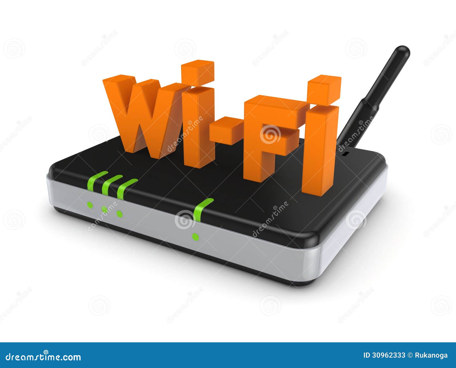 Wi-fi concept. stock illustration. Illustration of intranet - 30962333