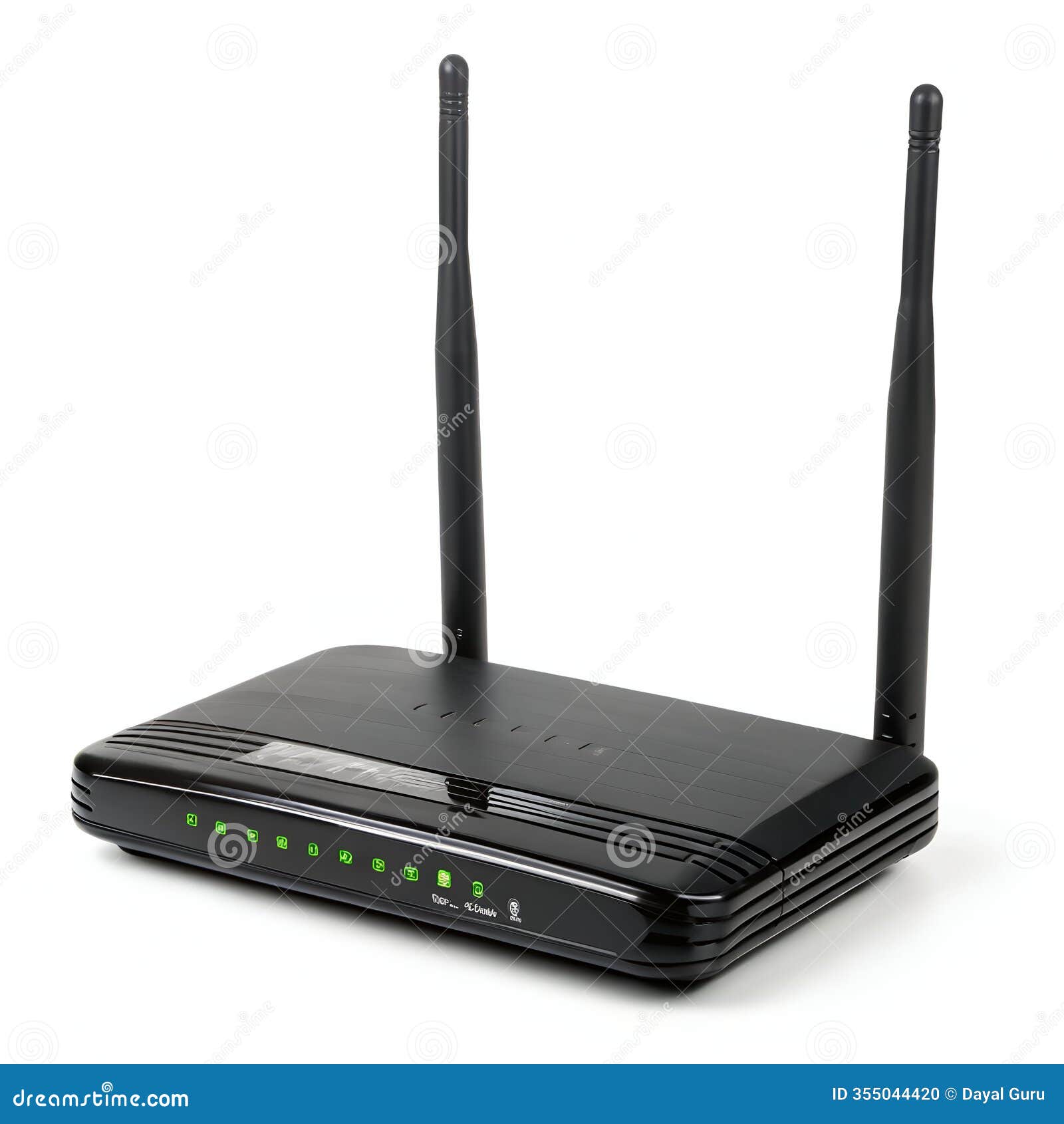 Wi-Fi Modem Isolated on White Background Stock Photo - Image of tech ...