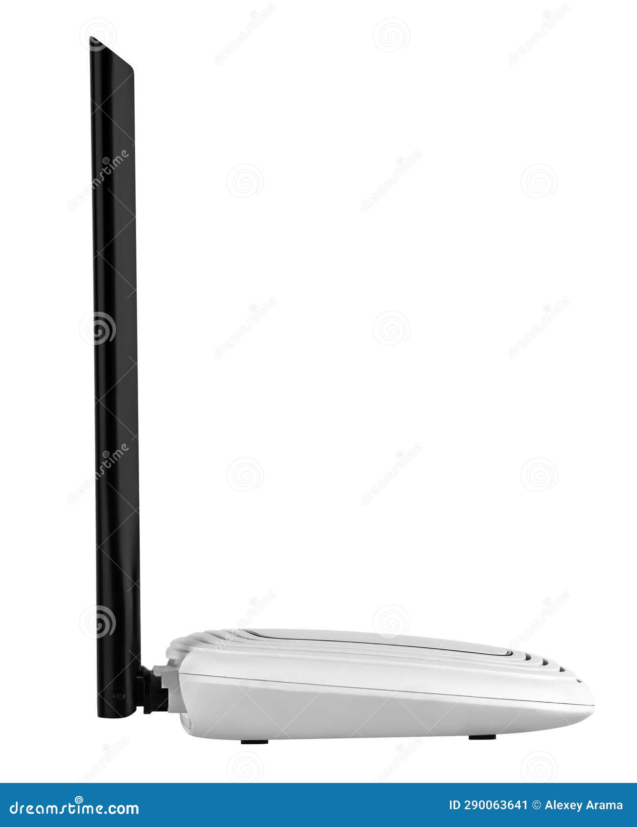 Wi-Fi Network Router, on a White Background in Isolation Stock Image ...