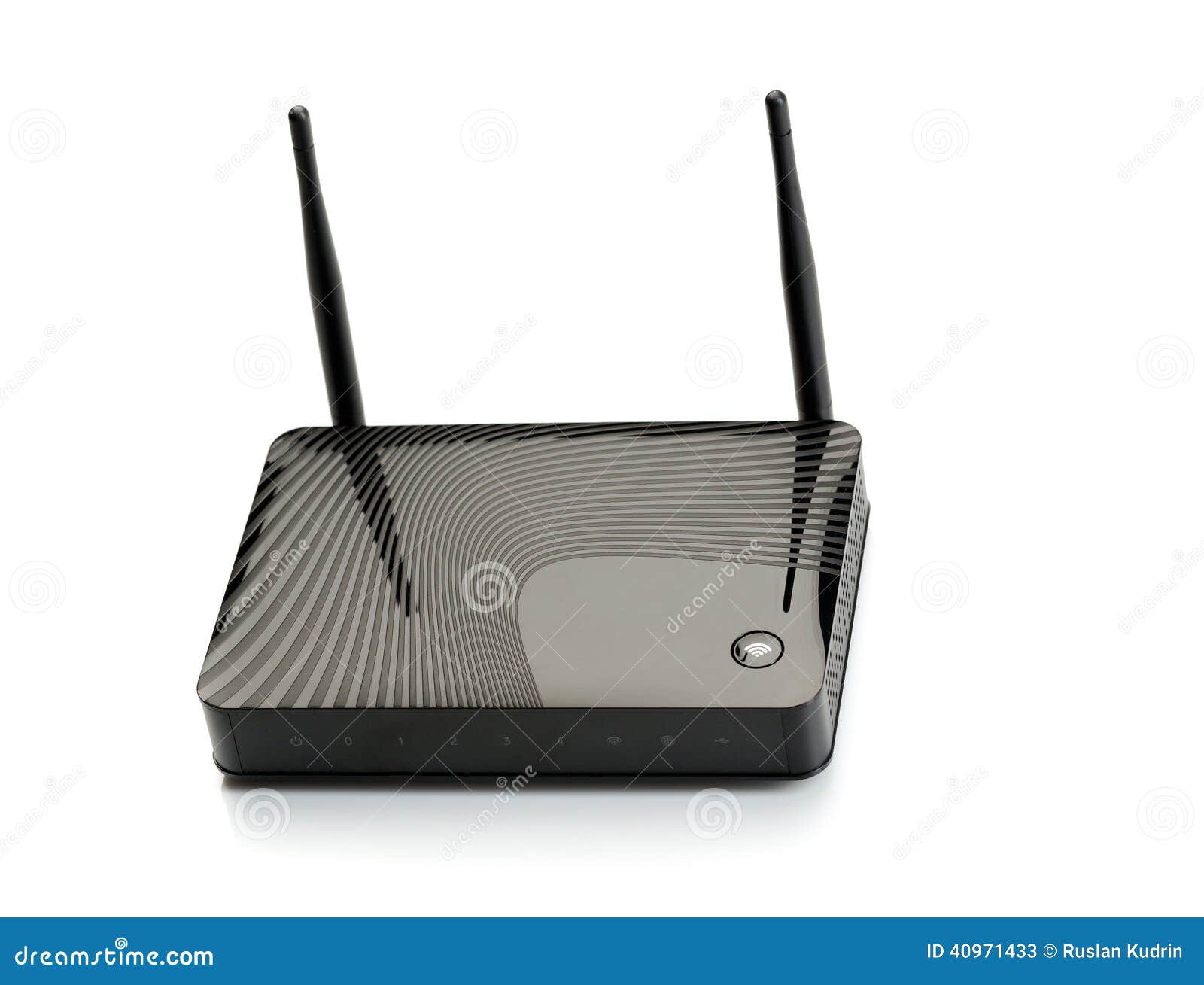 Wi-Fi Router for Hi-speed Internet Connections Stock Image - Image of ...